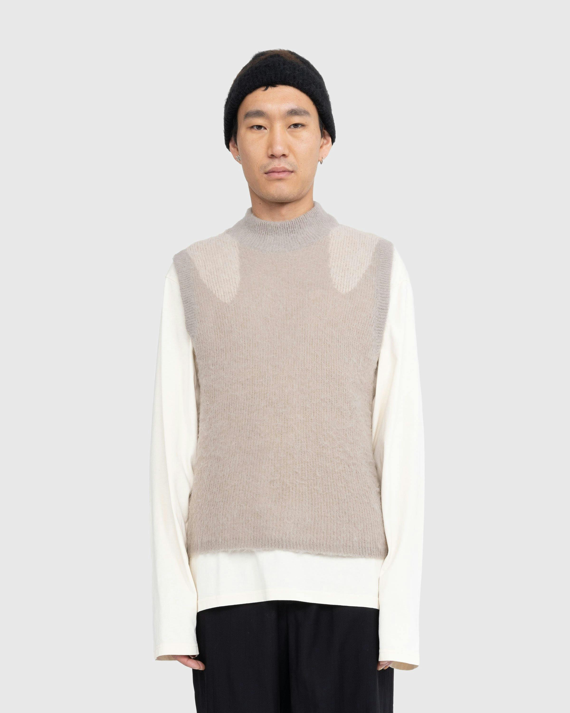 _J.L-A.L_ – Liquid Alpaca Vest Light Grey | Highsnobiety Shop