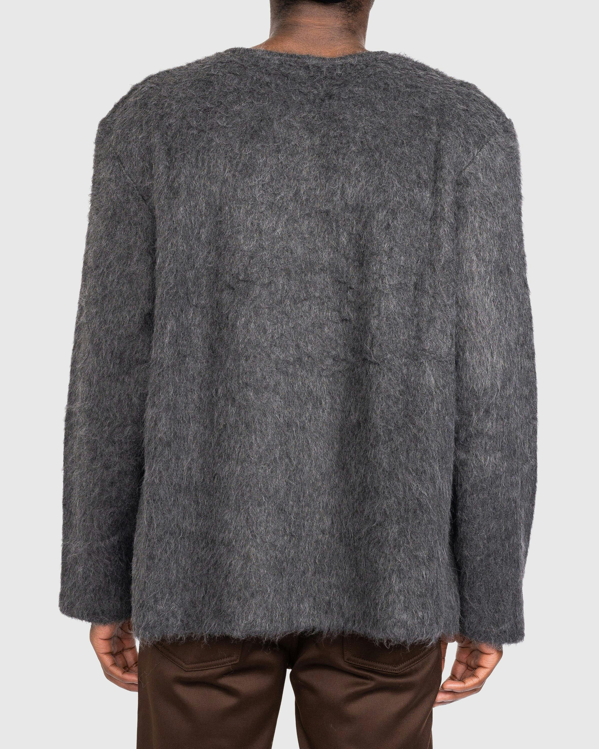 Our Legacy – Double Lock U Neck Sweater Ash Grey | Highsnobiety Shop