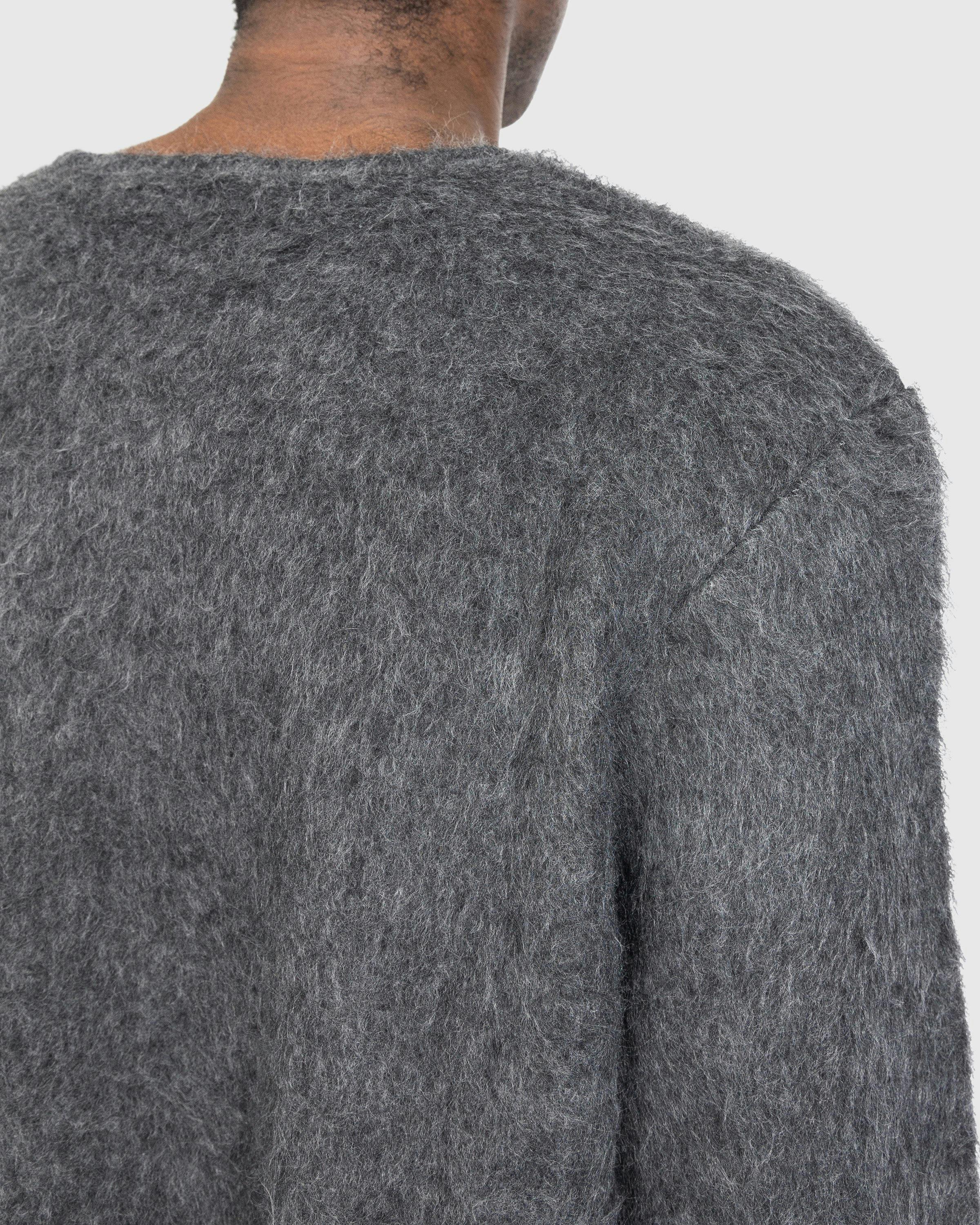 Our Legacy – Double Lock U Neck Sweater Ash Grey | Highsnobiety Shop