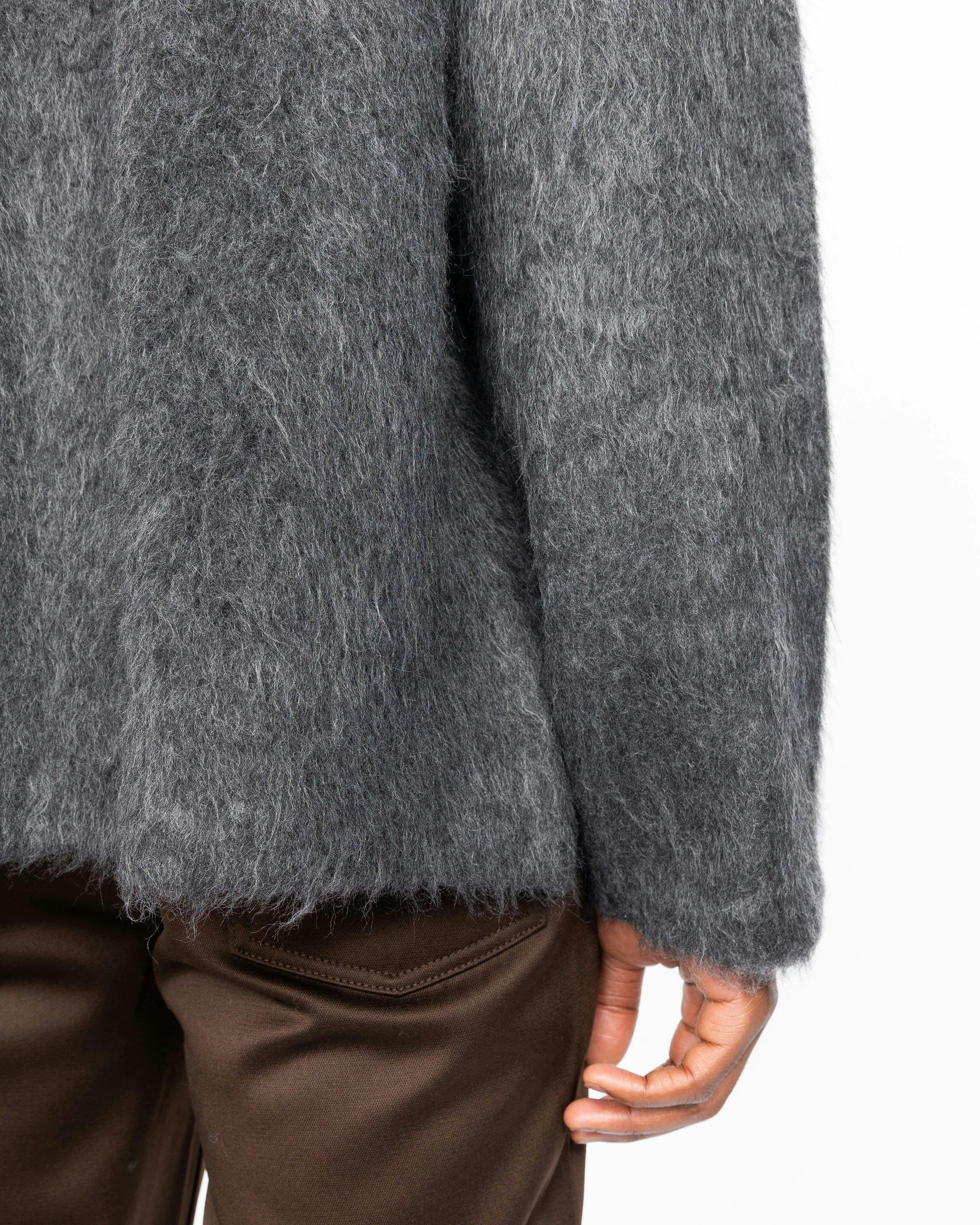 Our Legacy – Double Lock U Neck Sweater Ash Grey | Highsnobiety Shop