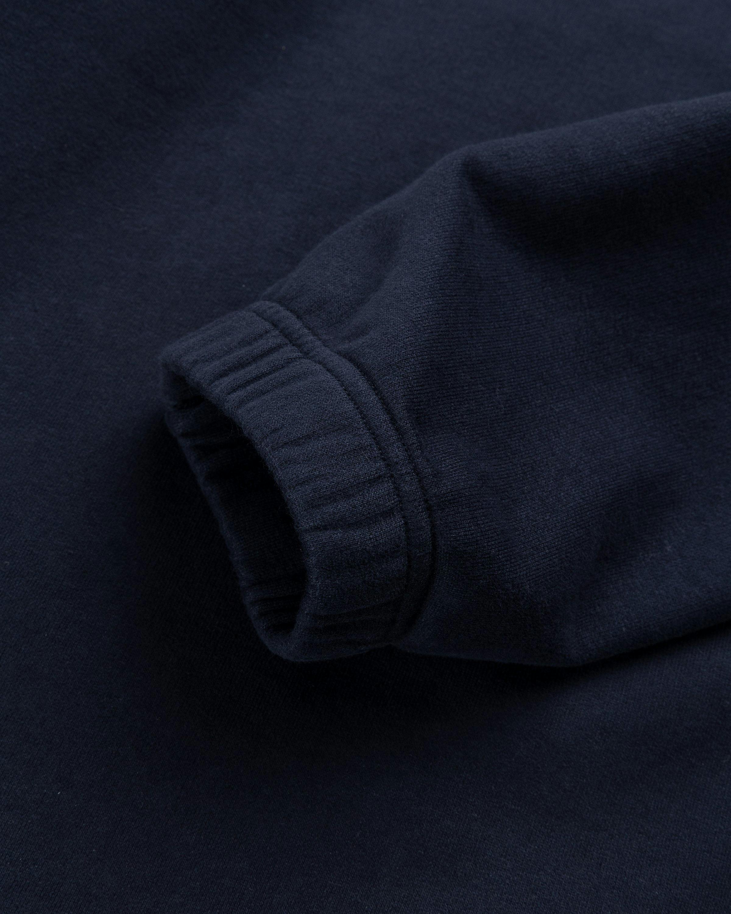 Stone Island – Garment-Dyed Fleece Crewneck Sweatshirt Navy Blue ...