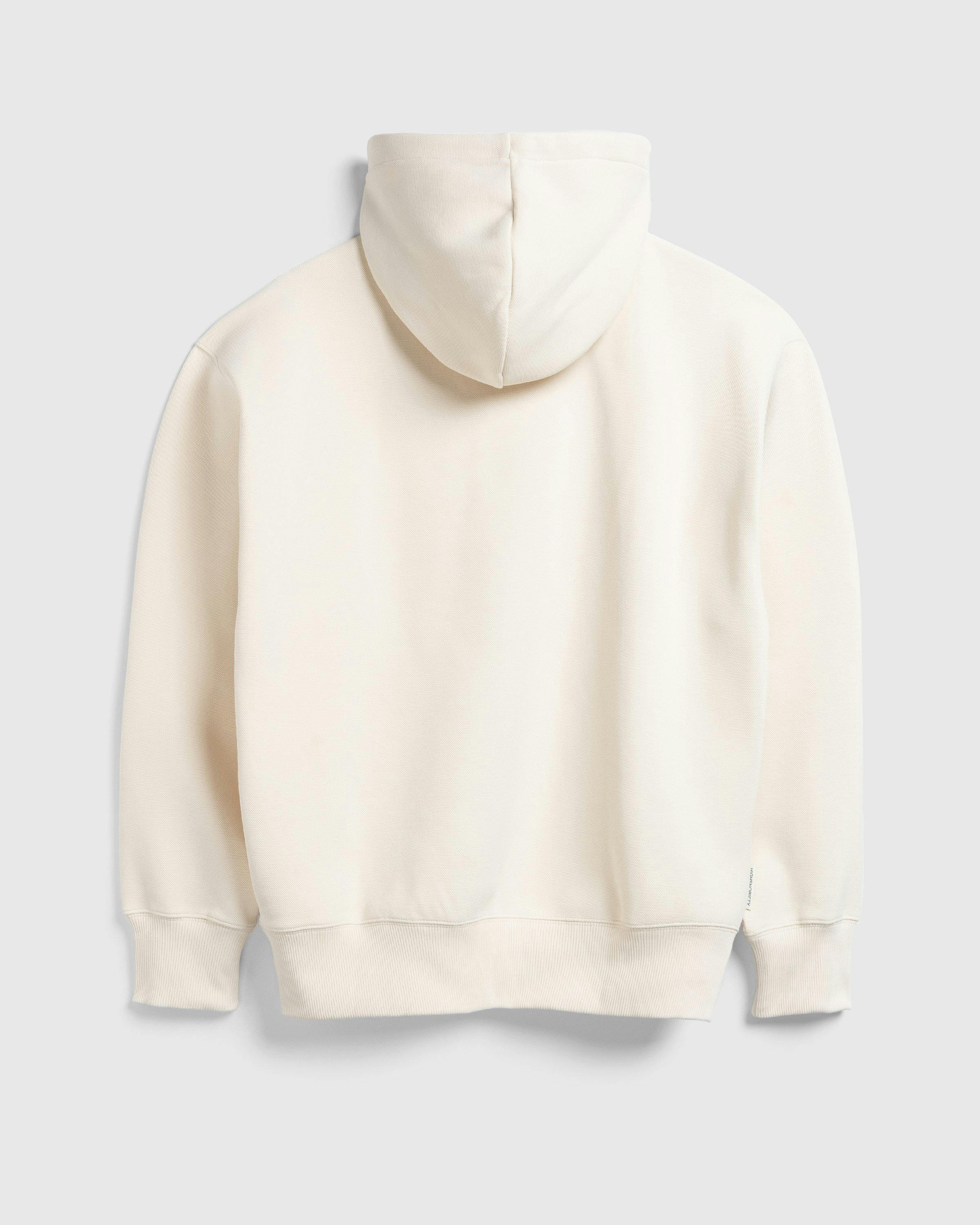 Lacoste x Highsnobiety – Double-Faced Piqué Hoodie Eggshell ...