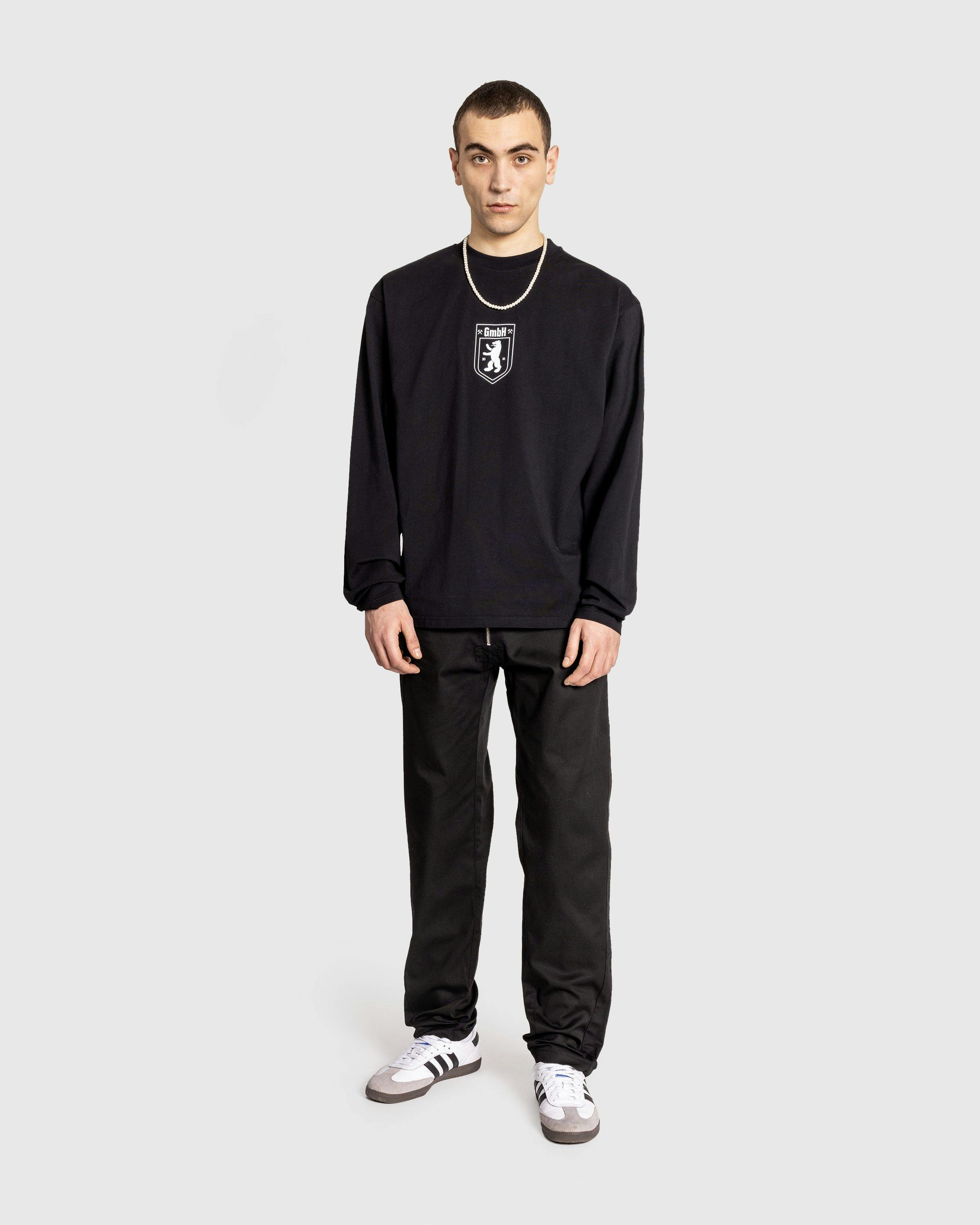 GmbH – Organic Cotton Jersey Long-Sleeve Black | Highsnobiety Shop