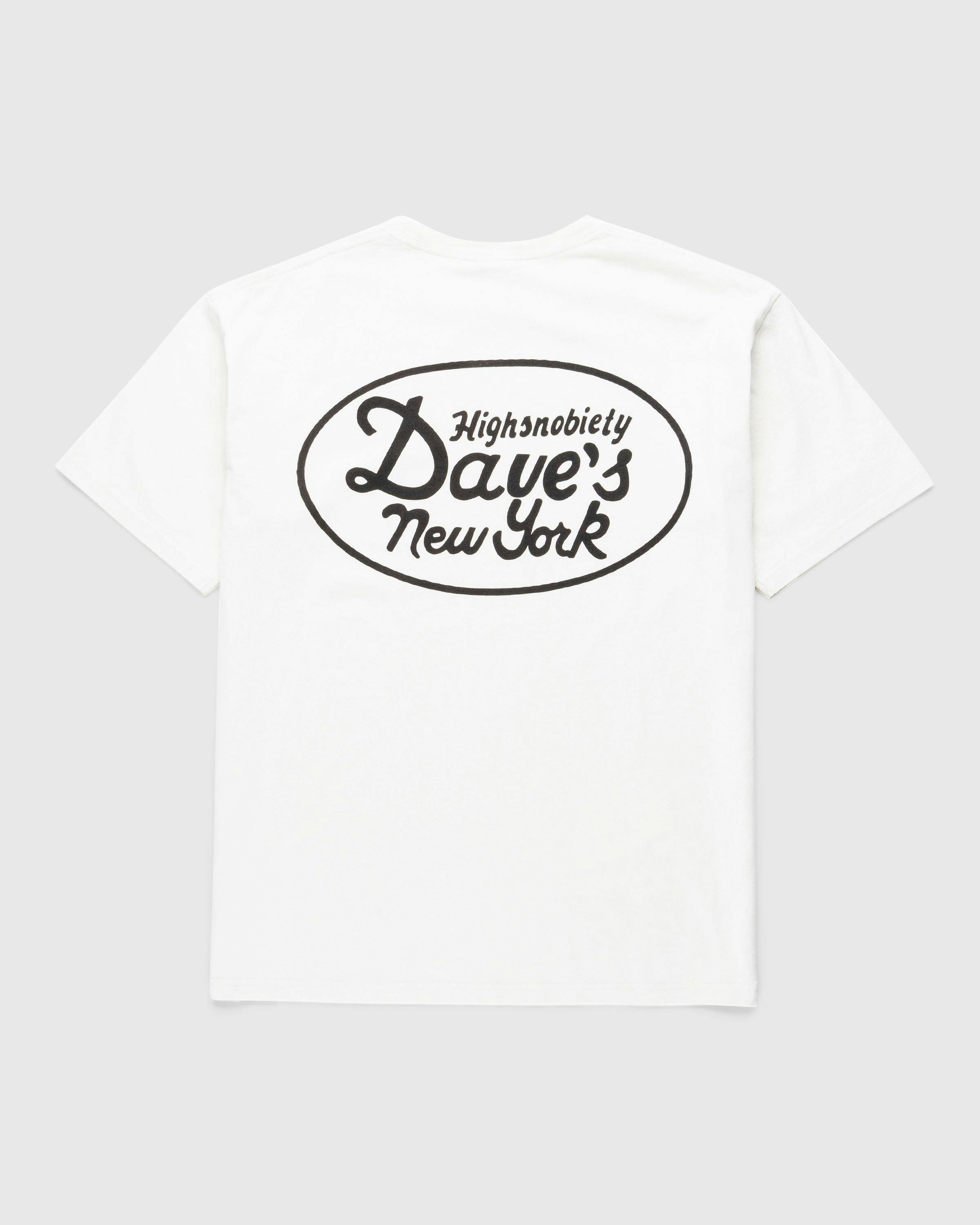 Dave's New York x Highsnobiety – T-Shirt Eggshell | Highsnobiety Shop