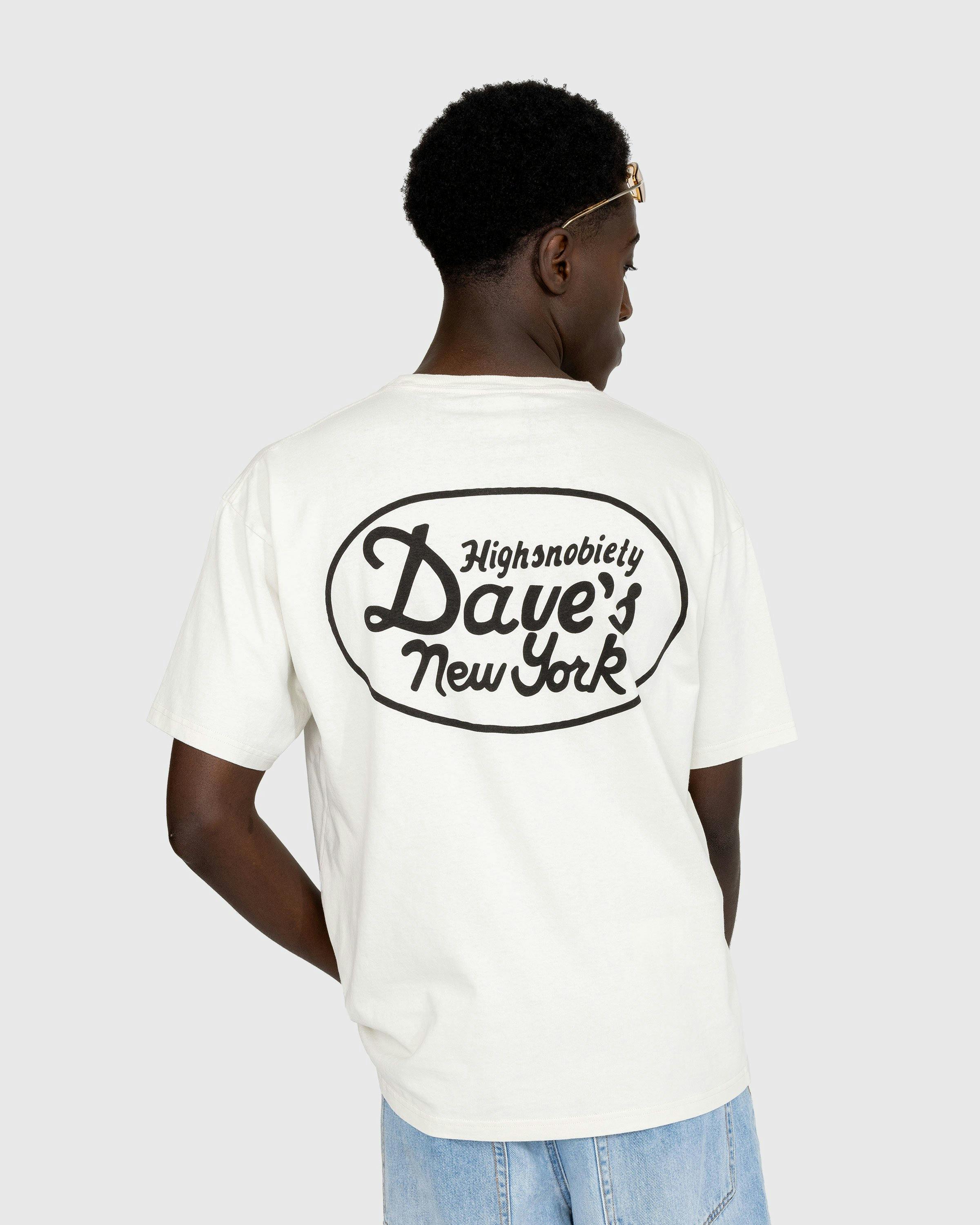 Dave's New York x Highsnobiety – T-Shirt Eggshell | Highsnobiety Shop