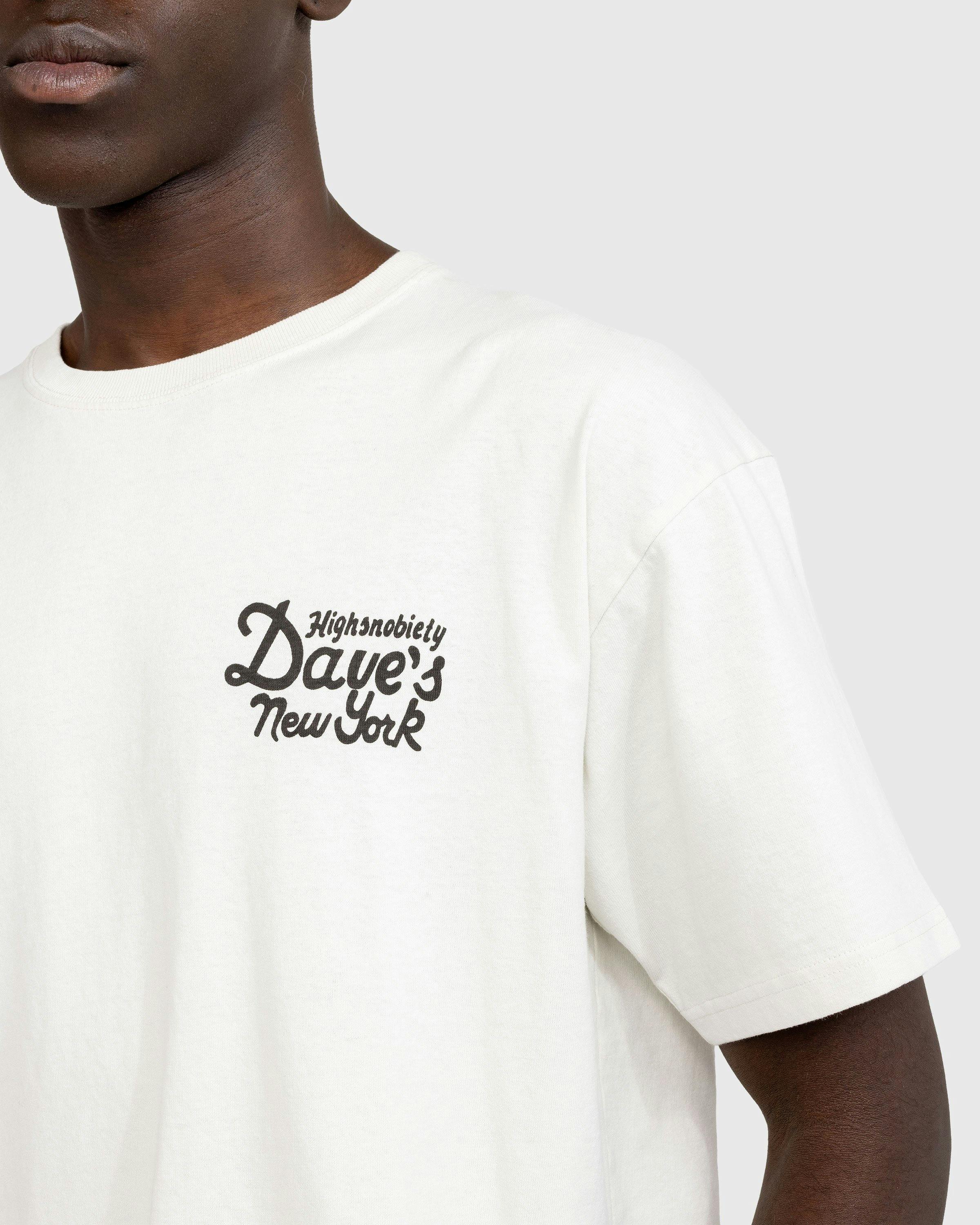 Dave's New York x Highsnobiety – T-Shirt Eggshell | Highsnobiety Shop