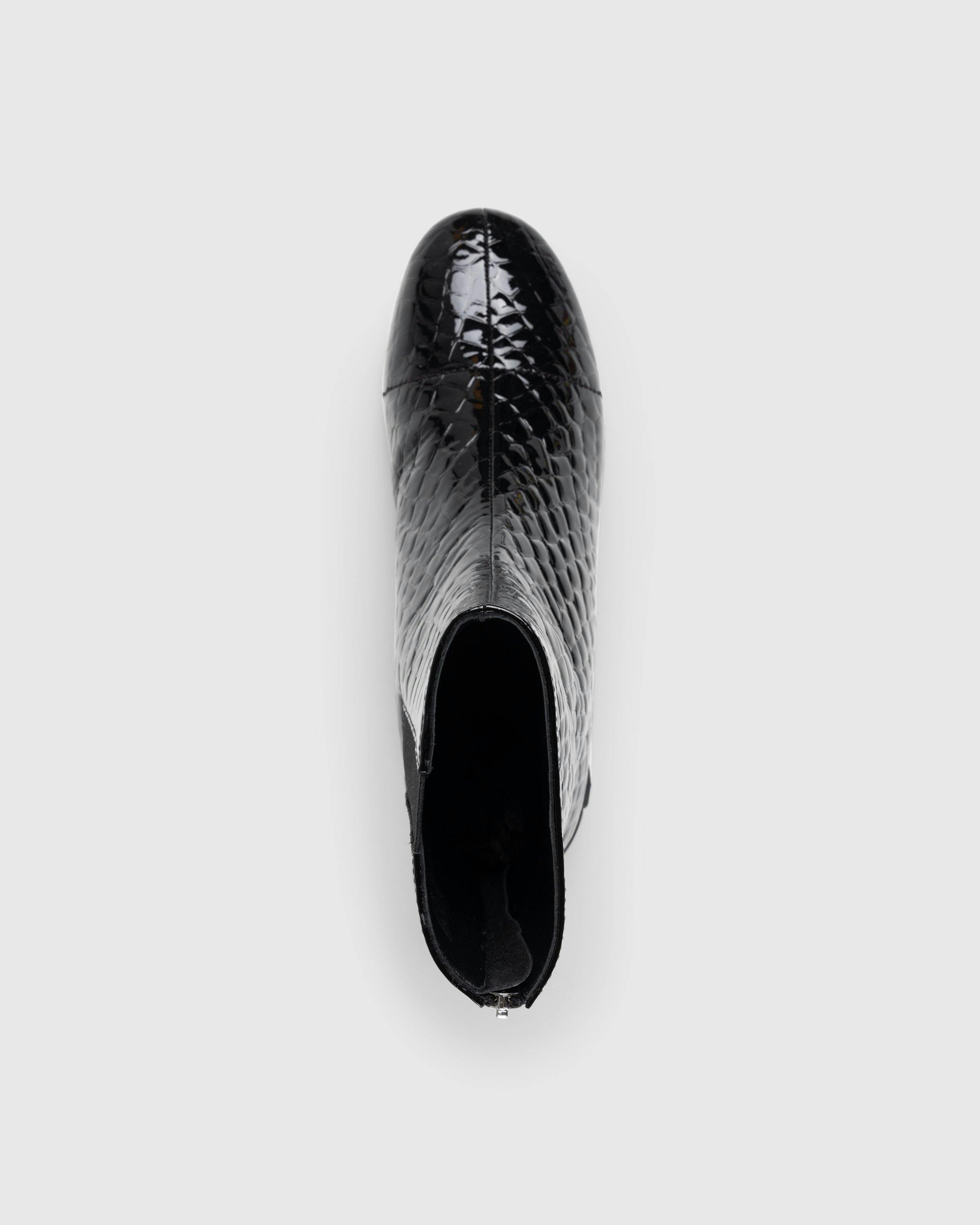 Raf Simons – Solaris High Leather Boot Black Croc | Highsnobiety Shop