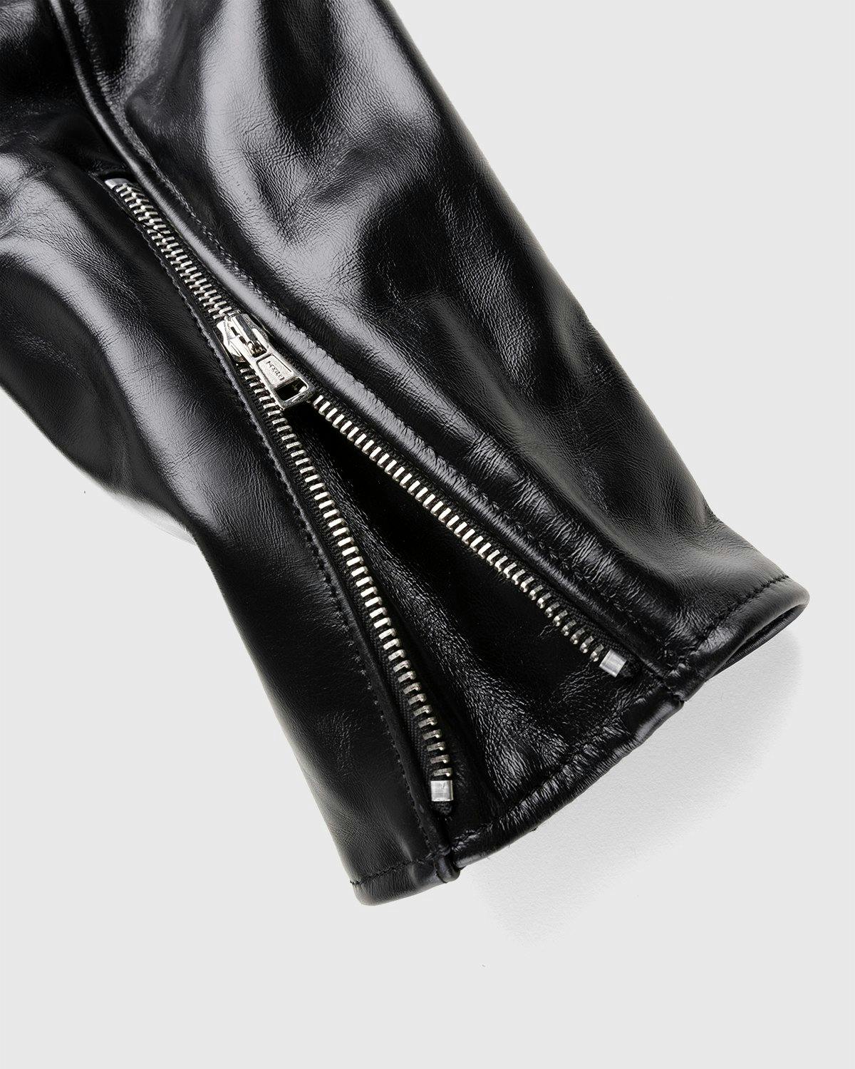 Our Legacy – Hellraiser Leather Jacket Aamon Black | Highsnobiety Shop