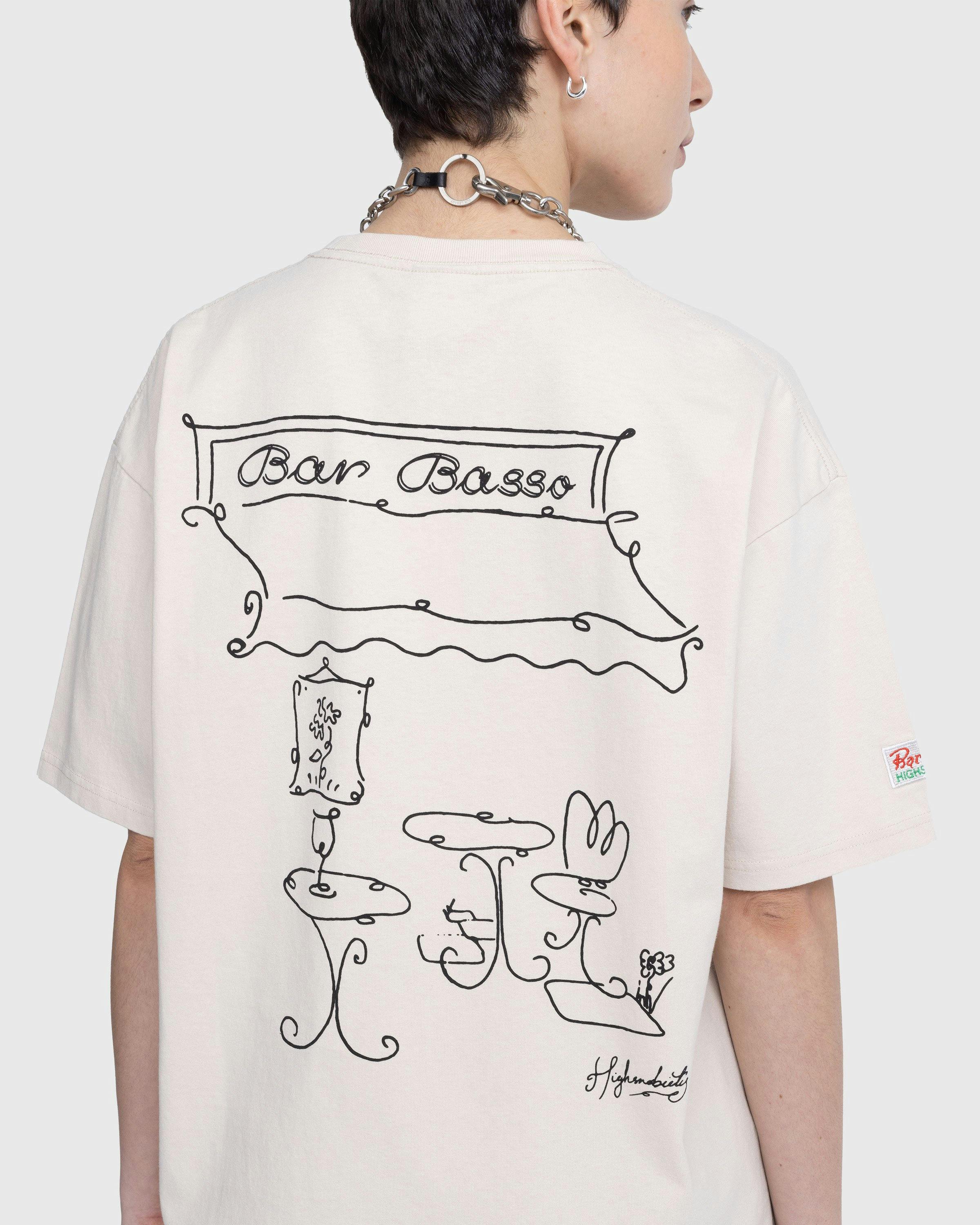 Bar Basso x Highsnobiety – Illustrated Graphic T-Shirt Eggshell ...