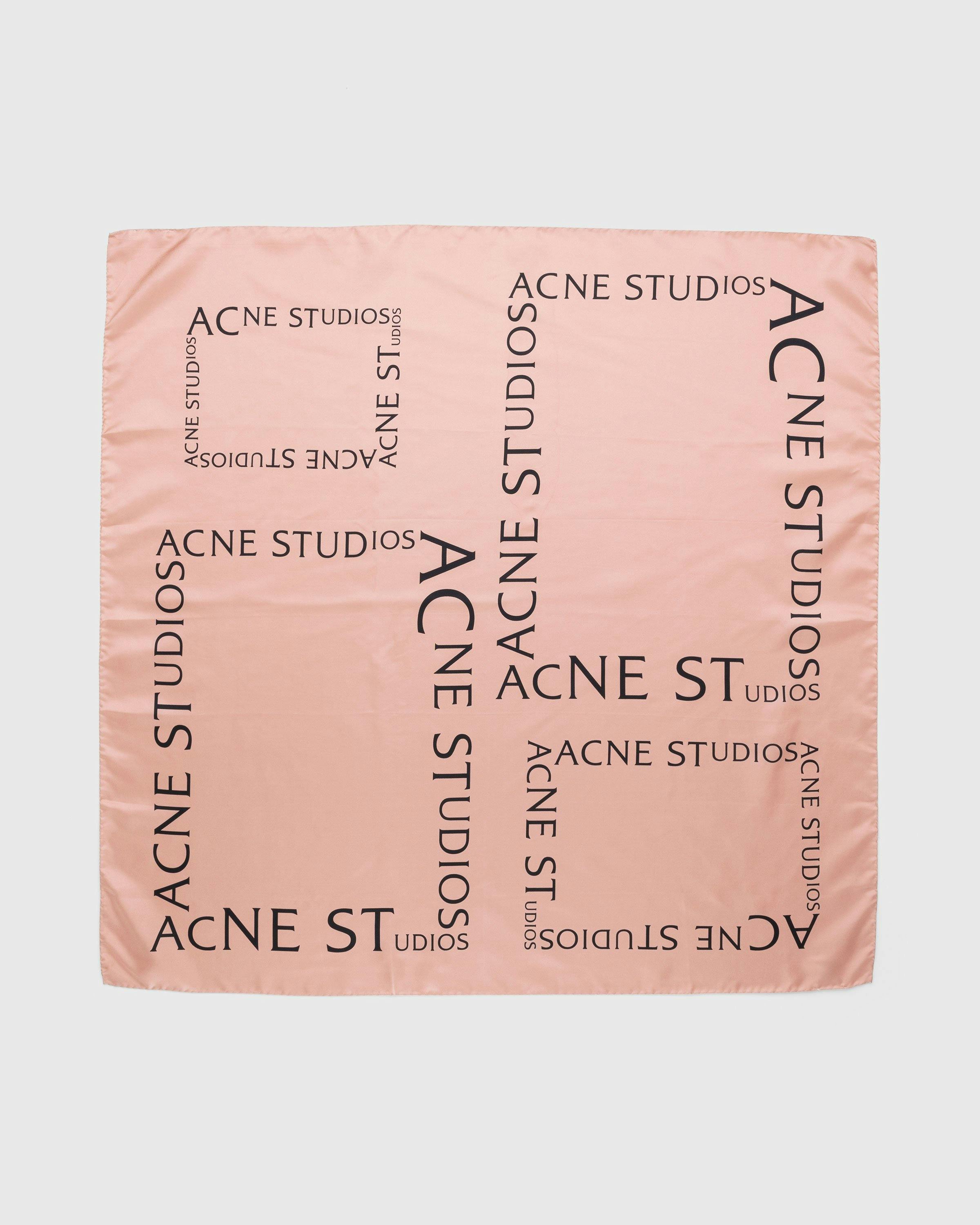 Acne Studios – Silk Logo Scarf | Highsnobiety Shop