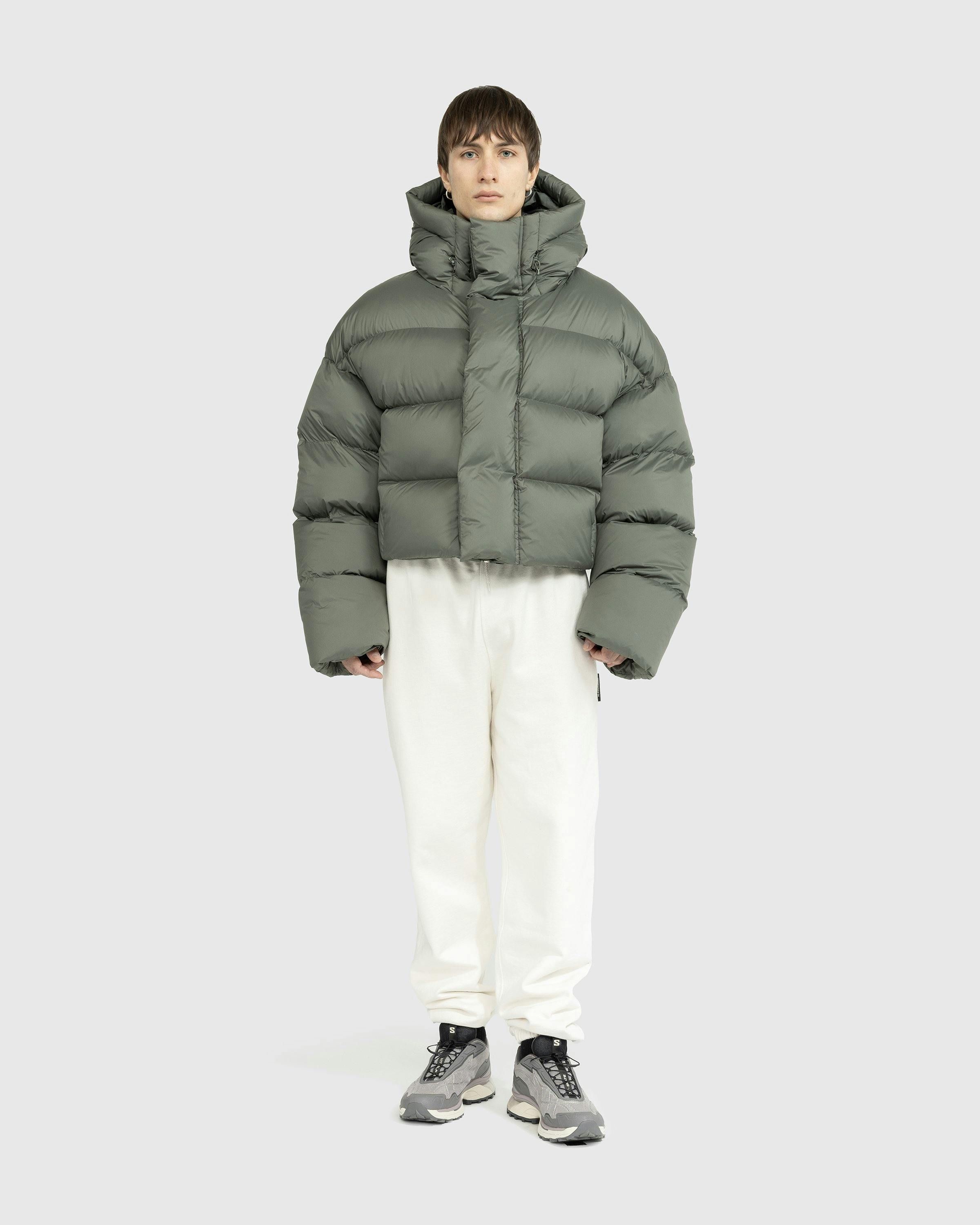 Entire Studios – MML Hooded Puffer Moss | Highsnobiety Shop