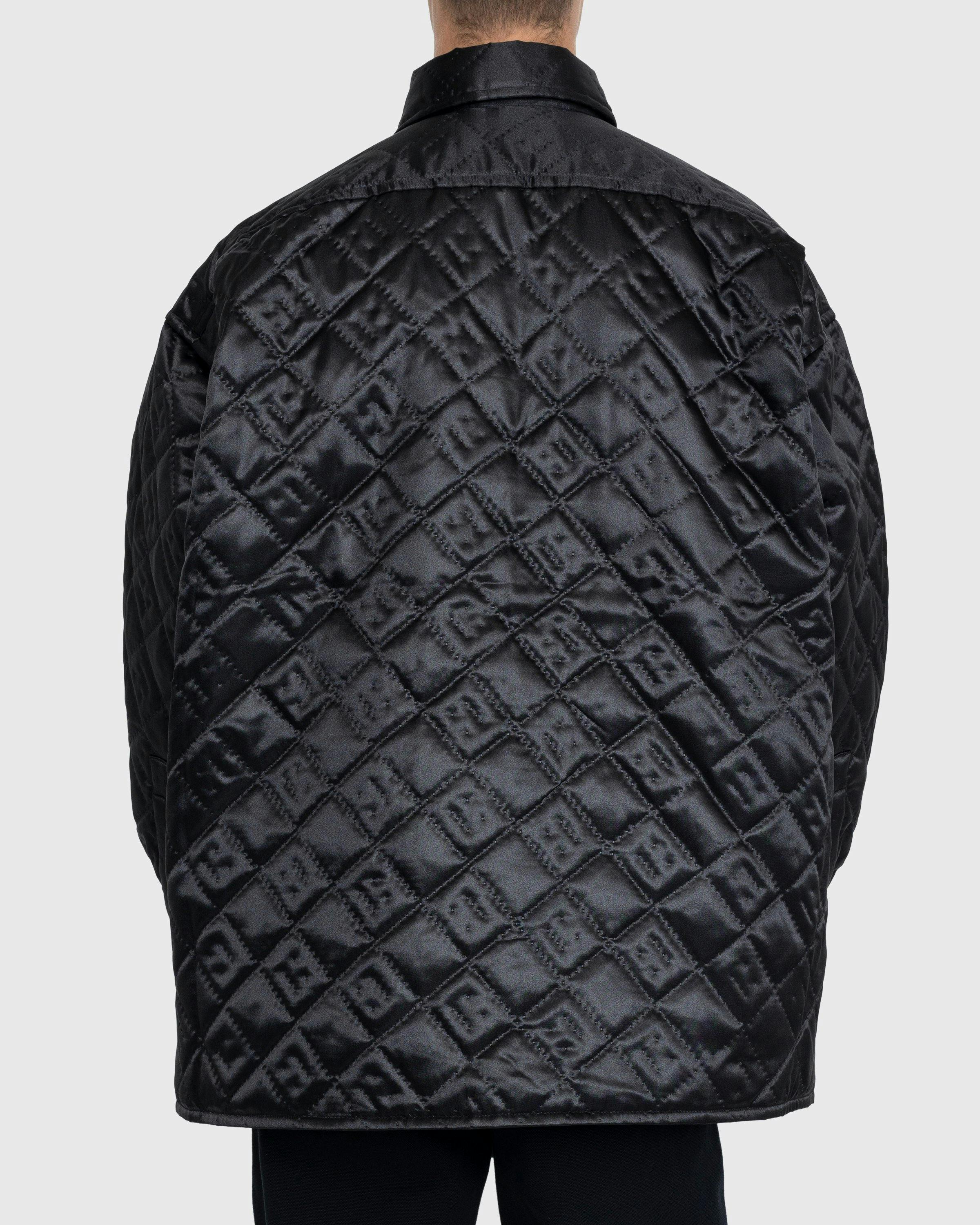 Acne Studios – Quilted Satin Jacket Black | Highsnobiety Shop