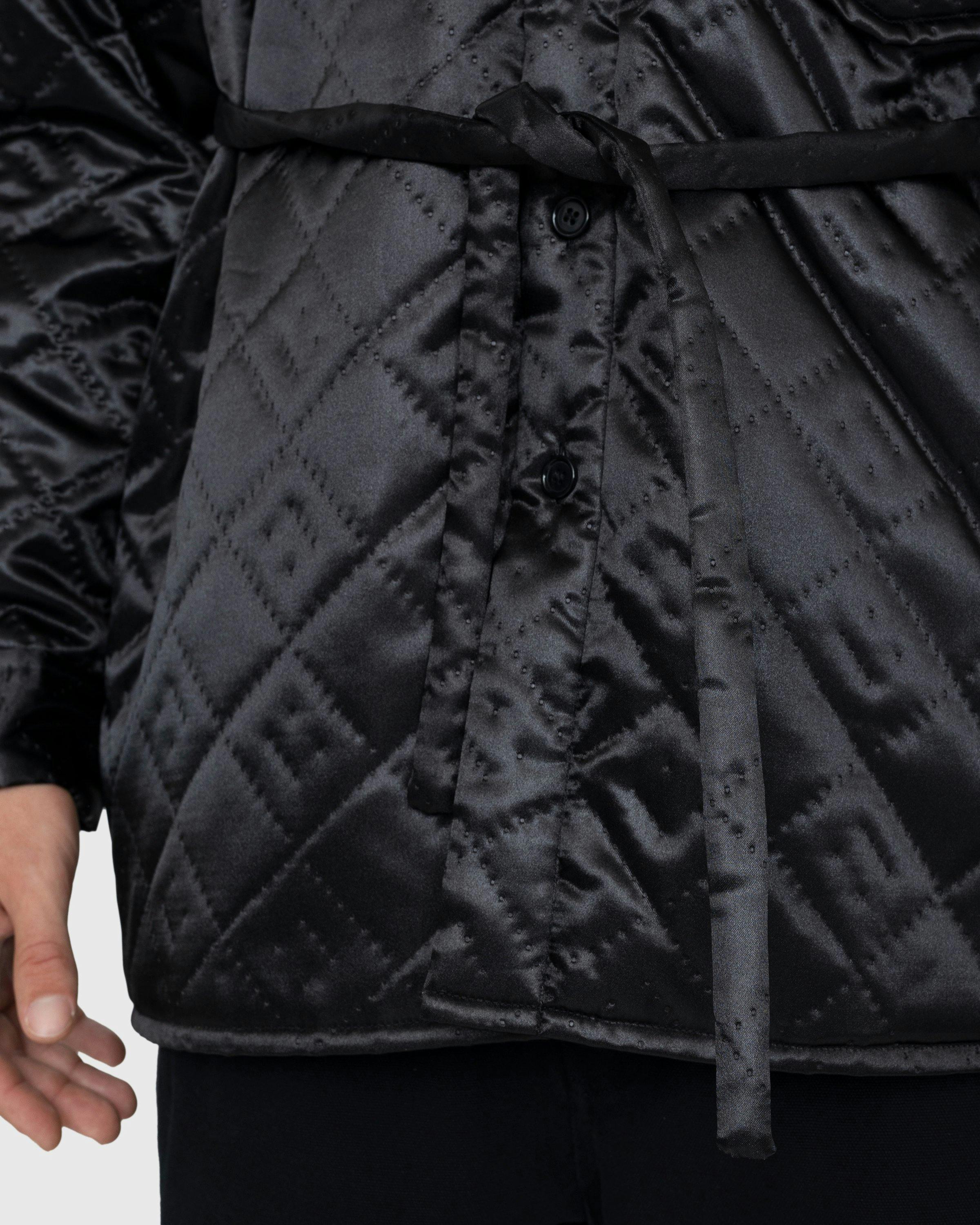 Acne Studios – Quilted Satin Jacket Black | Highsnobiety Shop