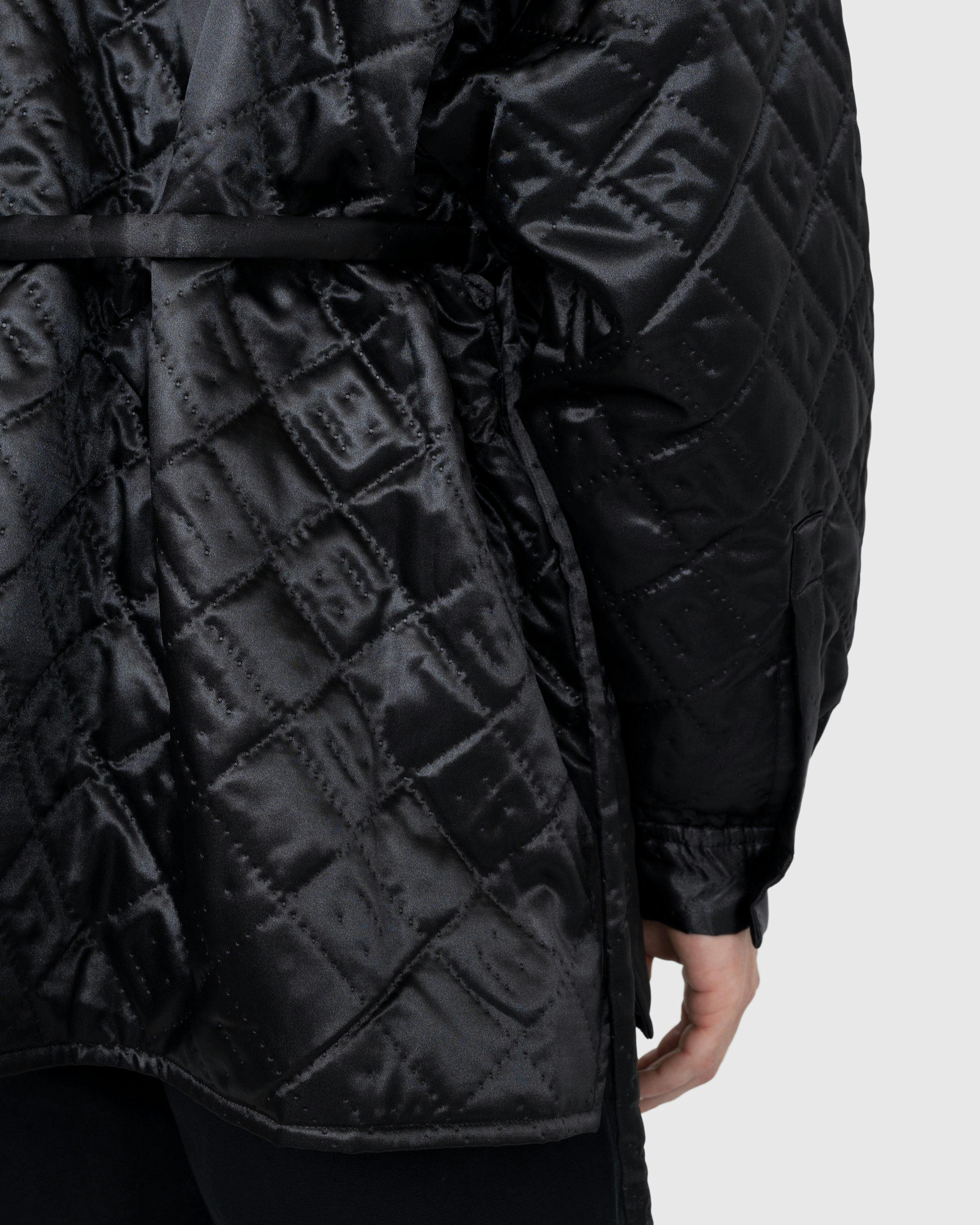 Acne Studios – Quilted Satin Jacket Black | Highsnobiety Shop