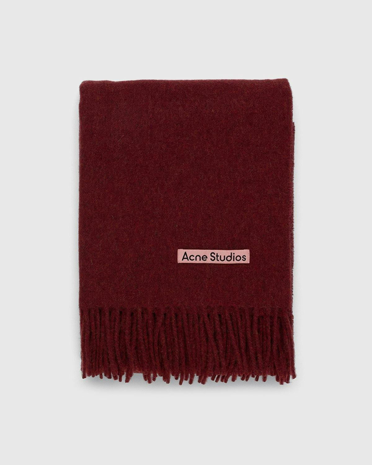 Acne Studios – Canada Narrow Scarf Red Melange | Highsnobiety Shop