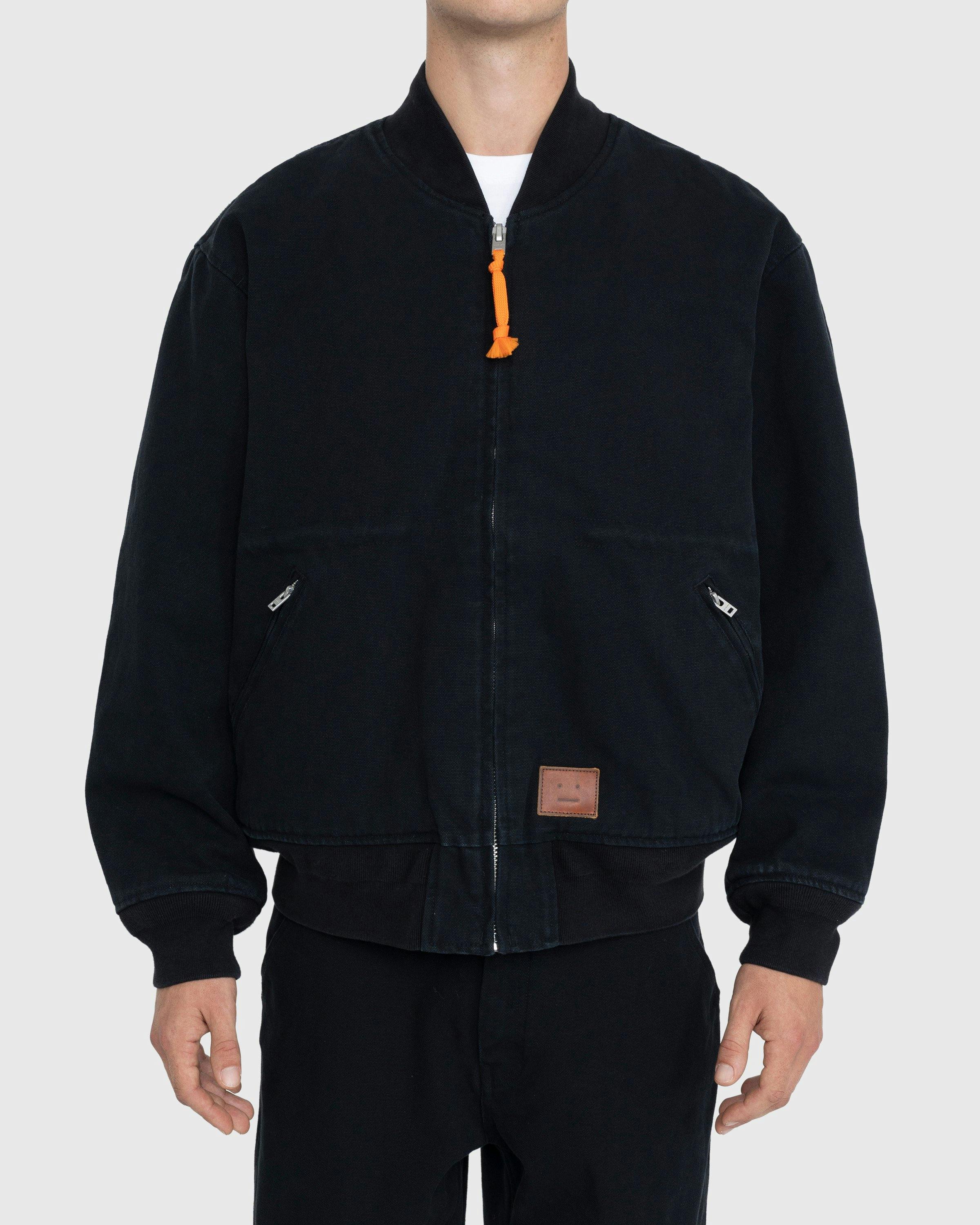 Acne Studios – Organic Cotton Bomber Jacket Black | Highsnobiety Shop