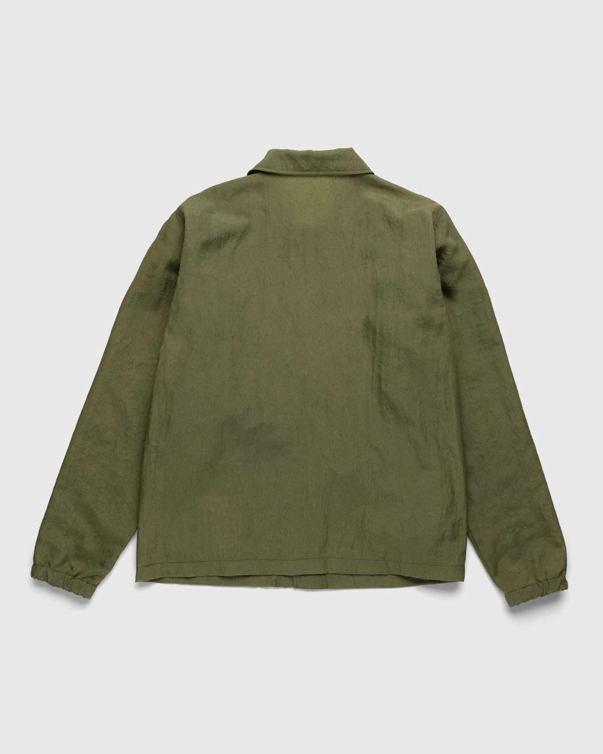 Highsnobiety – Stonewashed Nylon Coach Jacket Olive | Highsnobiety Shop