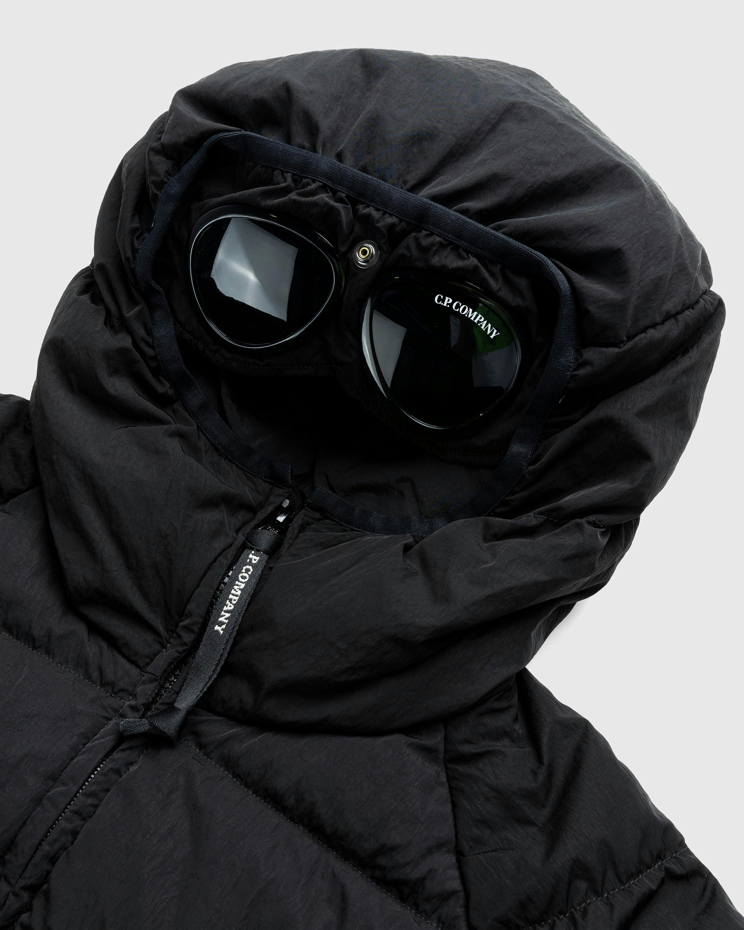 C.P. Company – Eco-Chrome R Hooded Down Goggle Jacket Black ...