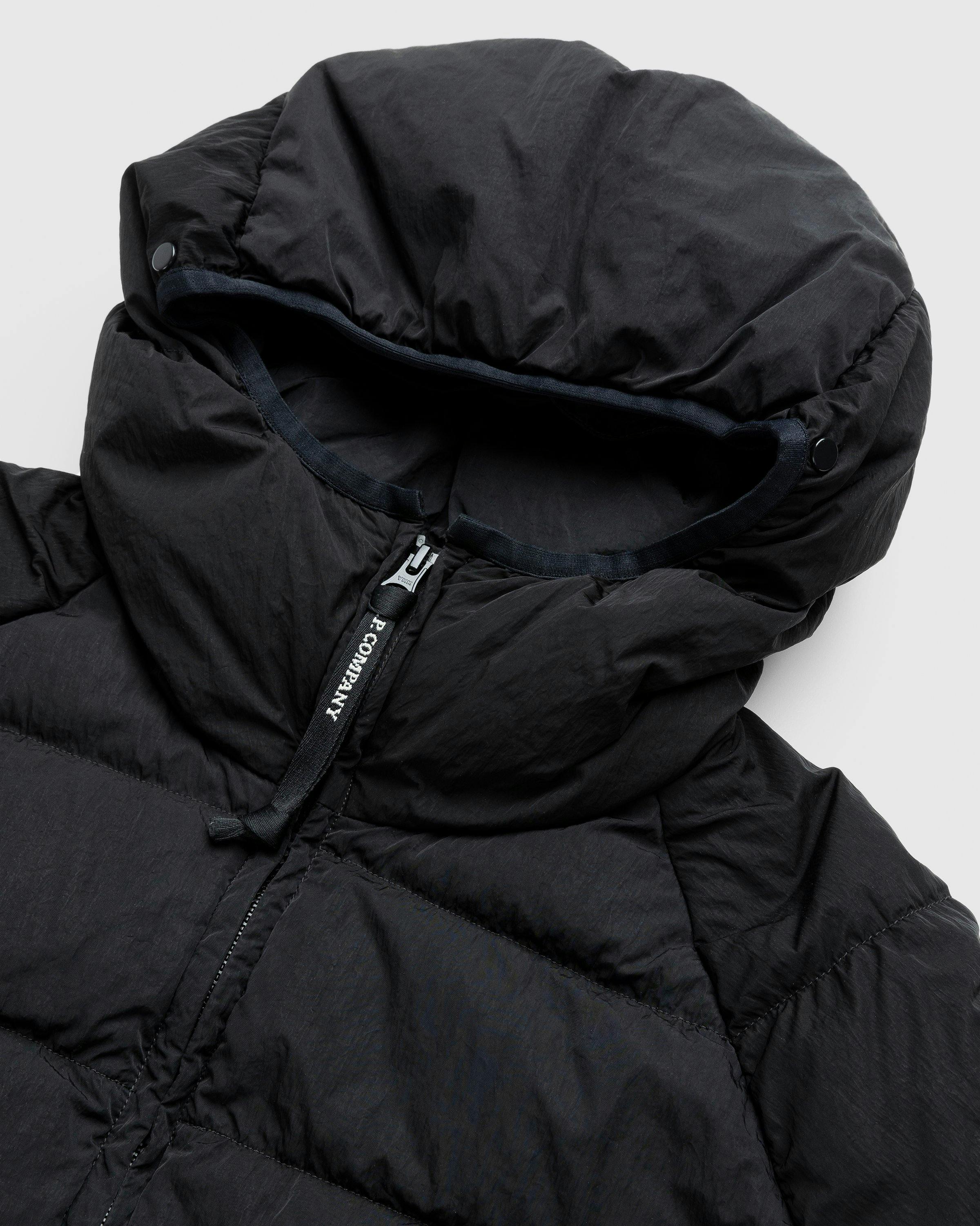 C.P. Company – Eco-Chrome R Hooded Down Goggle Jacket Black ...