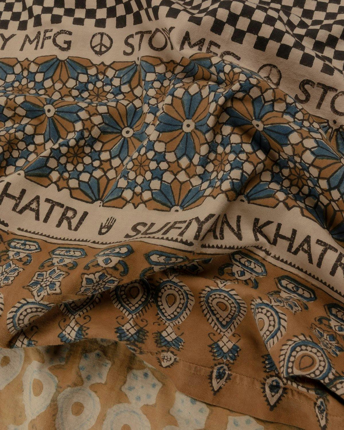 Story mfg. – Grateful Tee Checker Bootleg Block Brown | Highsnobiety Shop