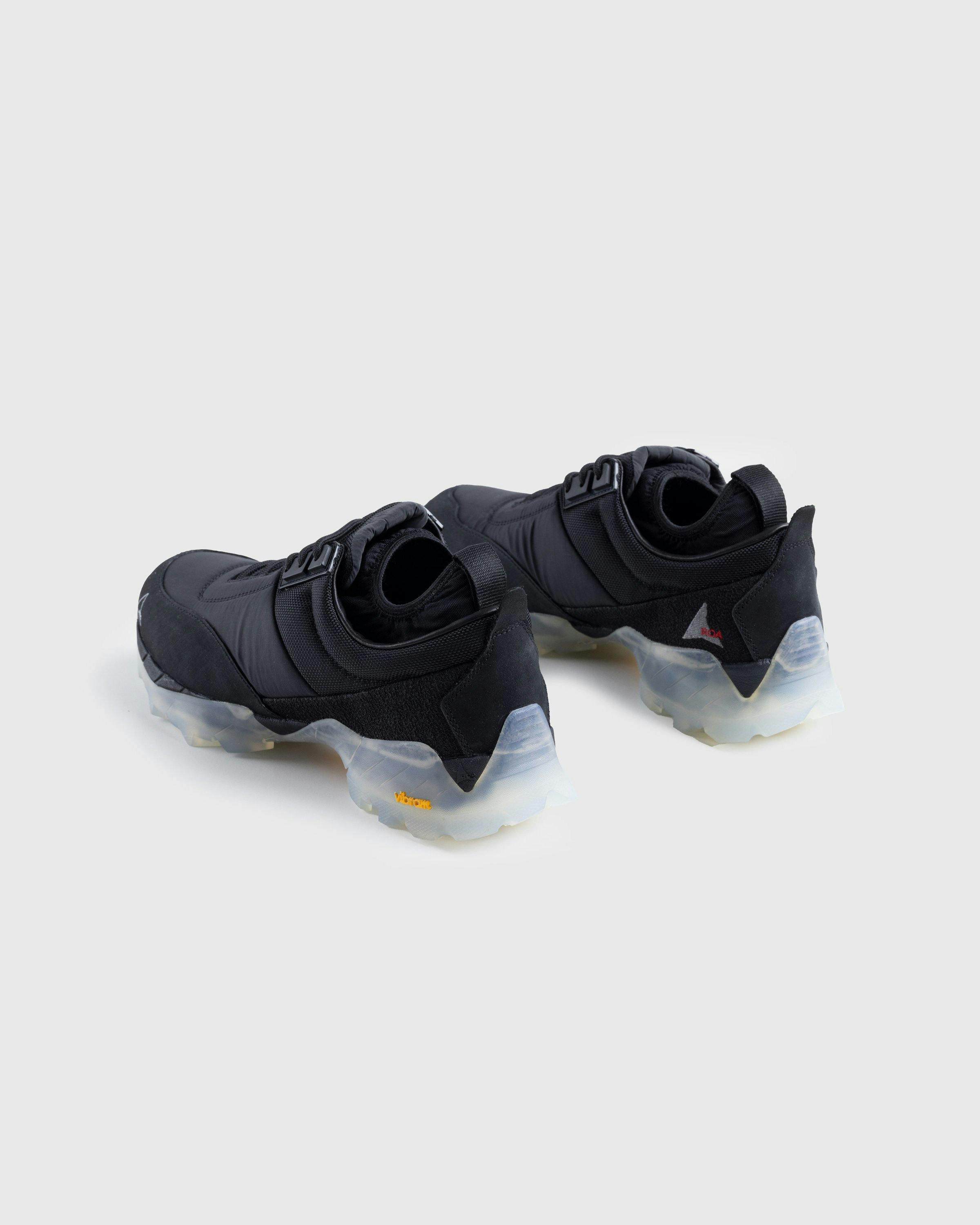 ROA – Double Neal Sneaker Black | Highsnobiety Shop