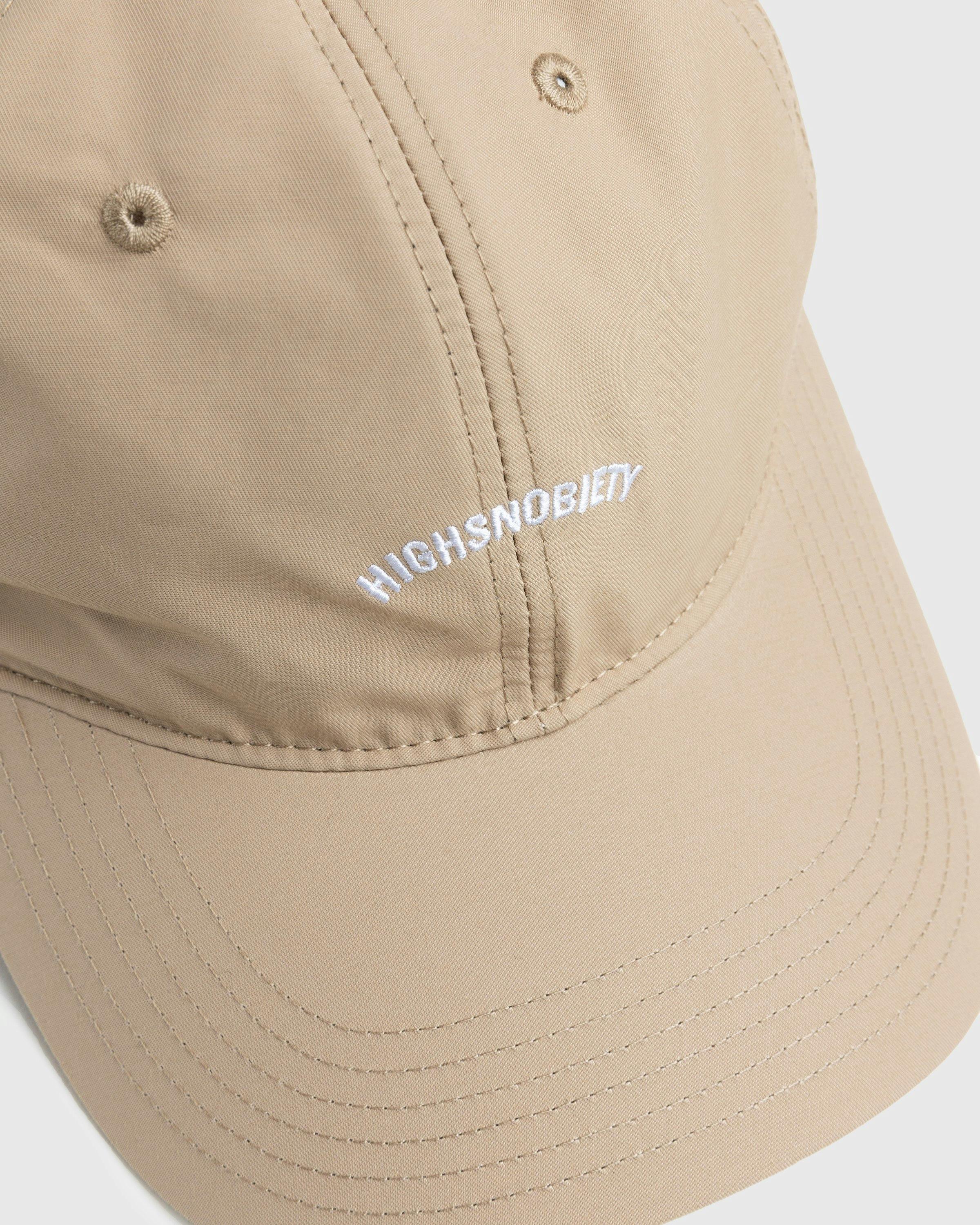 Highsnobiety – Brushed Nylon Logo Cap Natural | Highsnobiety Shop
