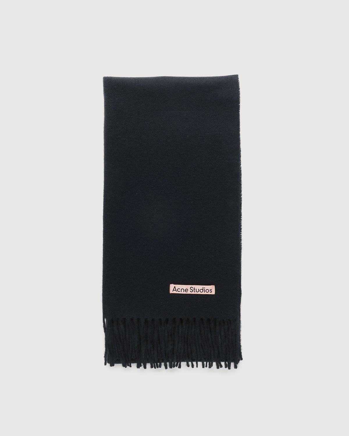 Acne Studios – Narrow Cashmere Scarf Black | Highsnobiety Shop
