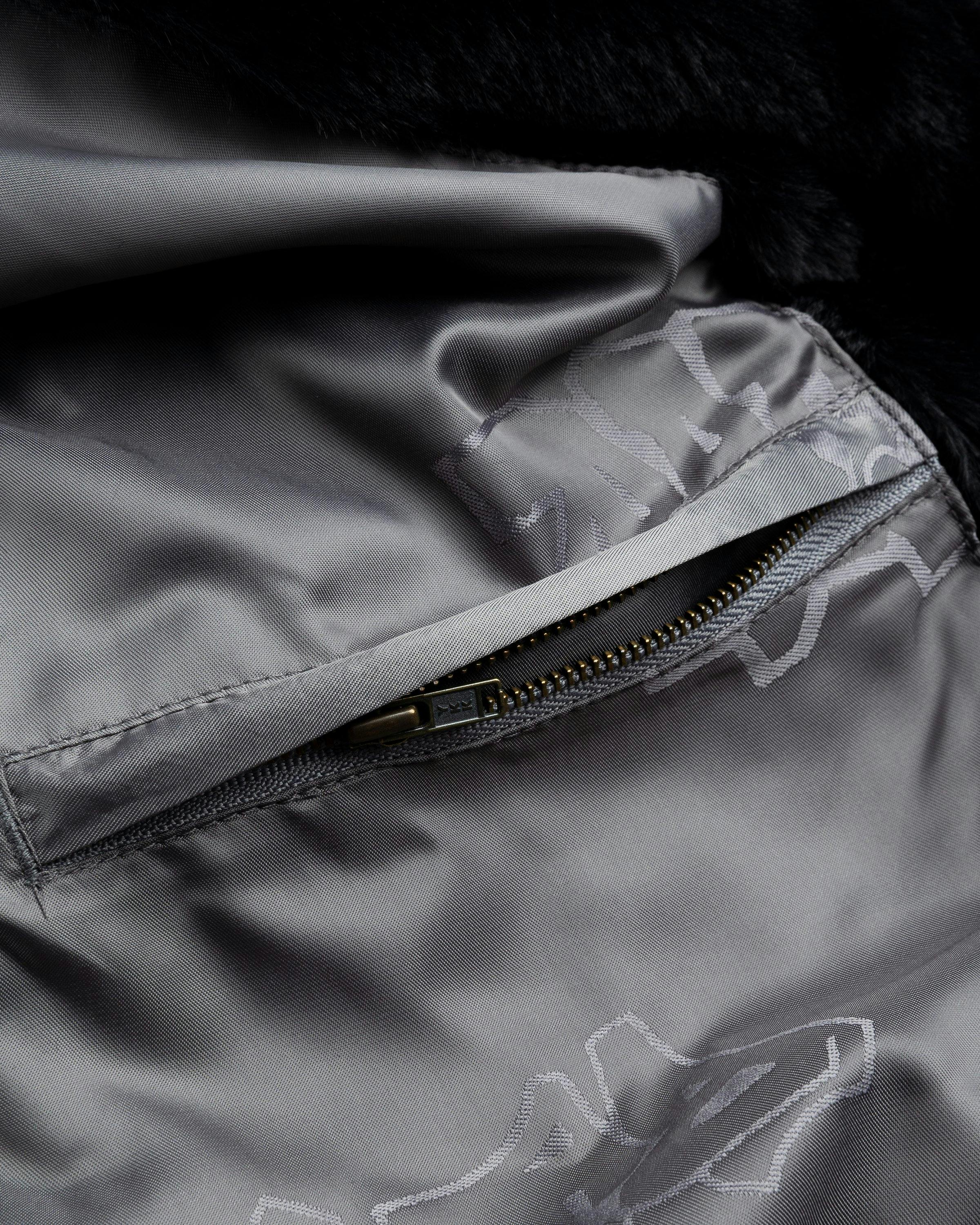 Patta – Faux Fur Coach Jacket Black | Highsnobiety Shop