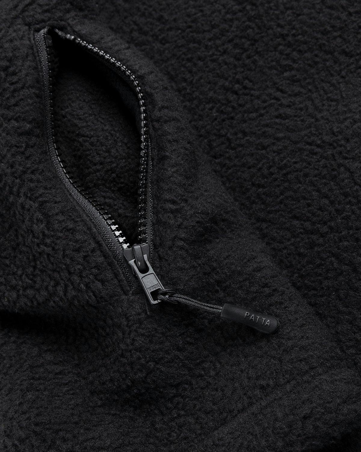 Patta – Sherling Fleece Jacket Black | Highsnobiety Shop
