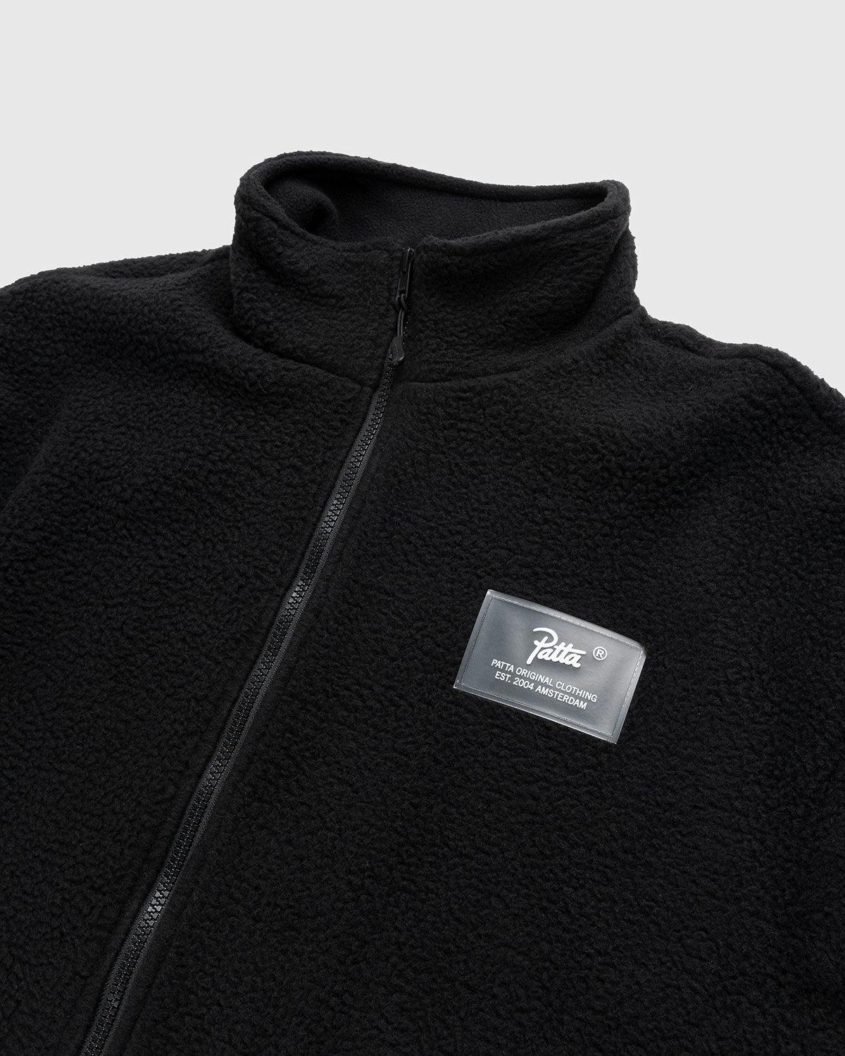 Patta – Sherling Fleece Jacket Black | Highsnobiety Shop