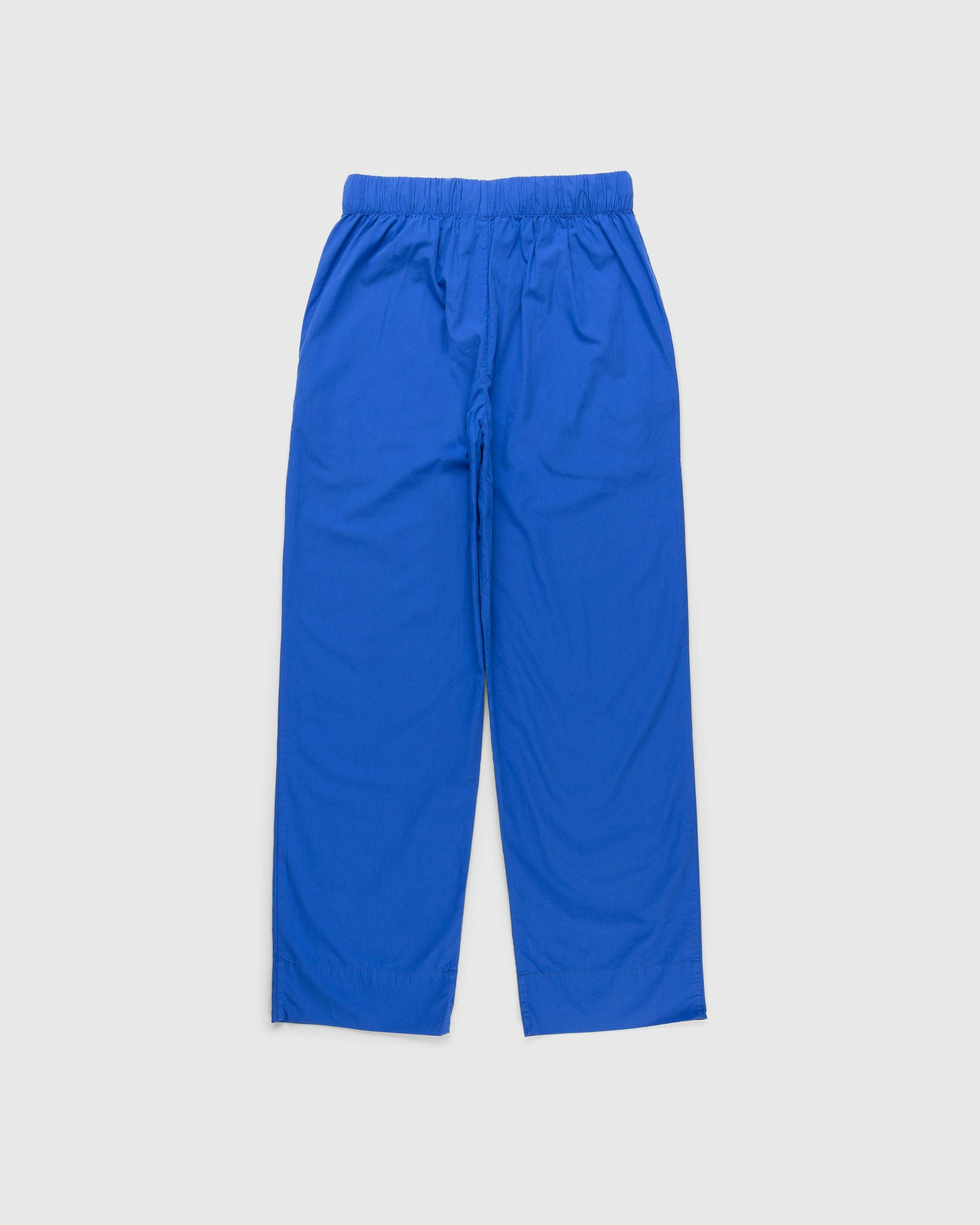 Tekla – Cotton Poplin Pyjamas Pants Royal Blue | Highsnobiety Shop