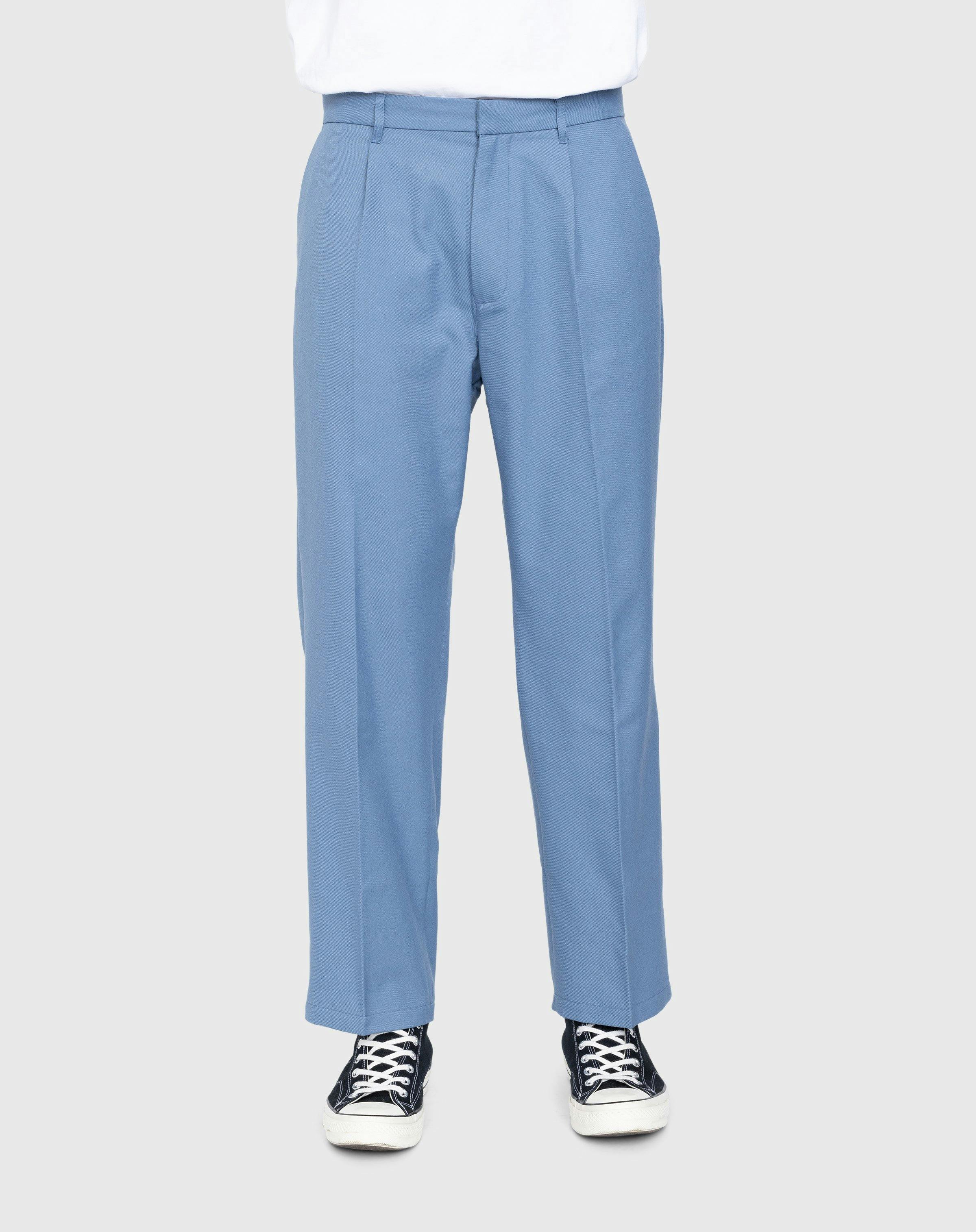 Highsnobiety – Heavy Wool Dress Pants Light Blue | Highsnobiety Shop