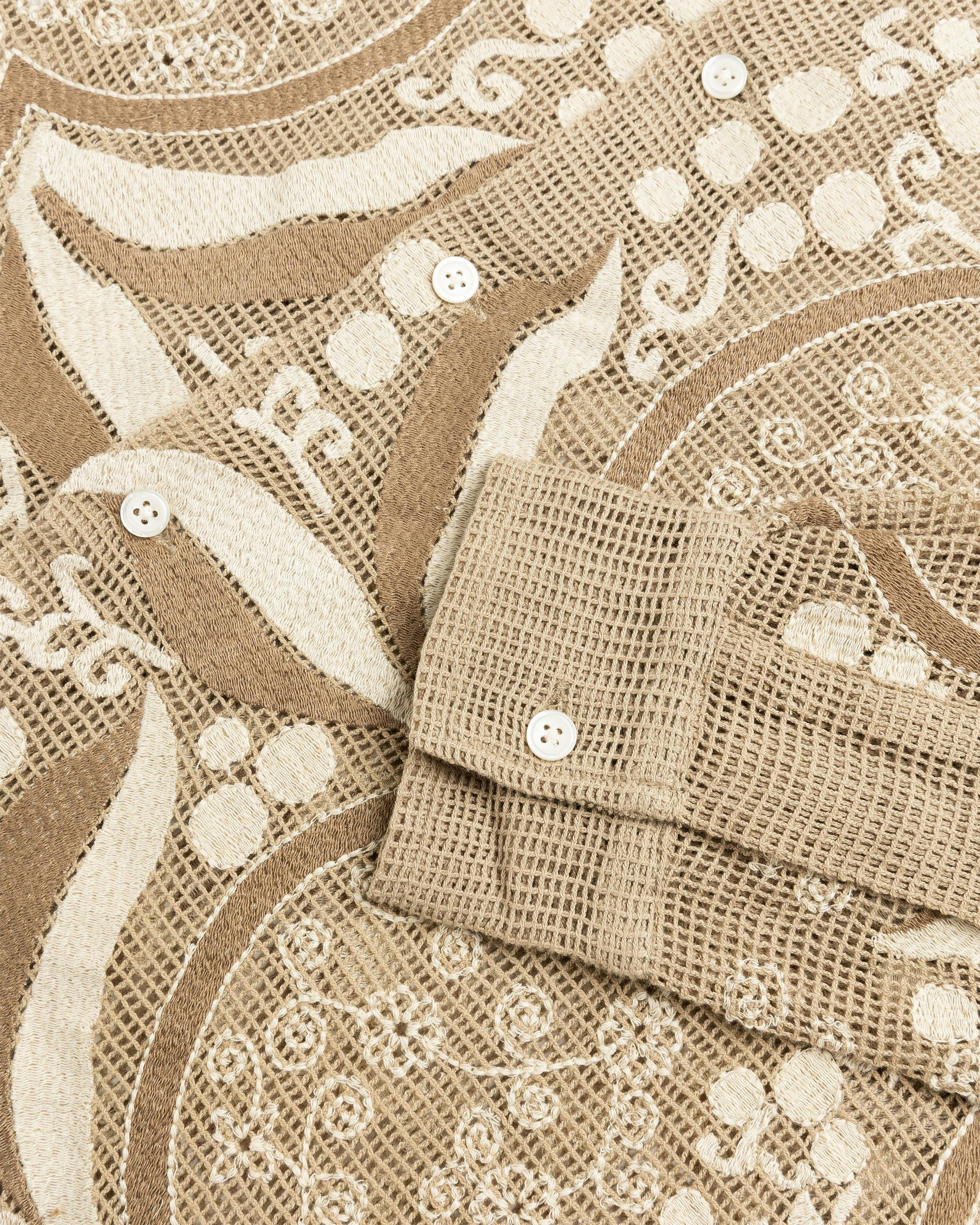 Bode – Filet Filigree Longsleeve Shirt | Highsnobiety Shop