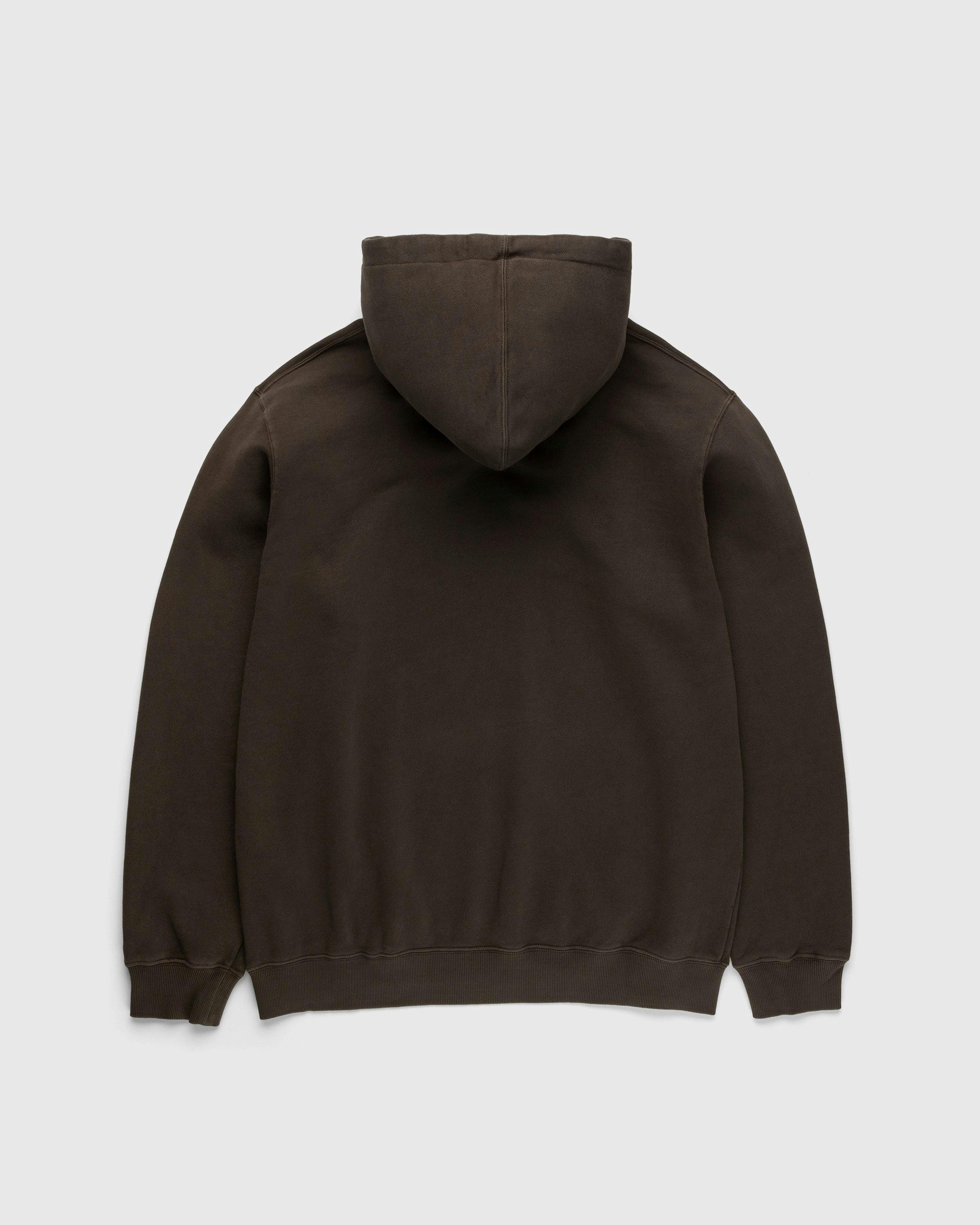 Gramicci – One Point Hooded Sweatshirt Brown Pigment | Highsnobiety Shop
