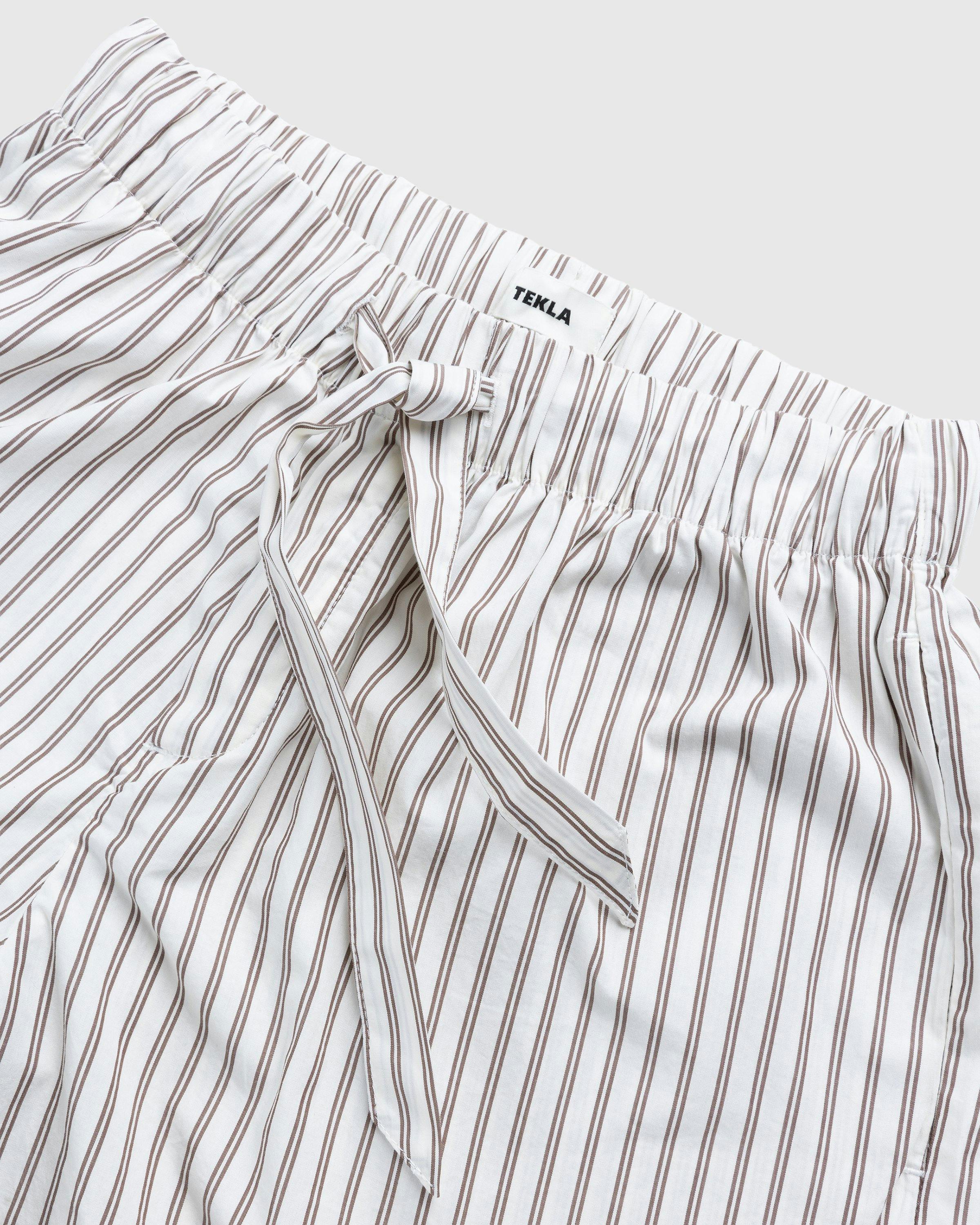 Tekla – Cotton Poplin Pyjamas Shorts Hopper Stripes | Highsnobiety Shop