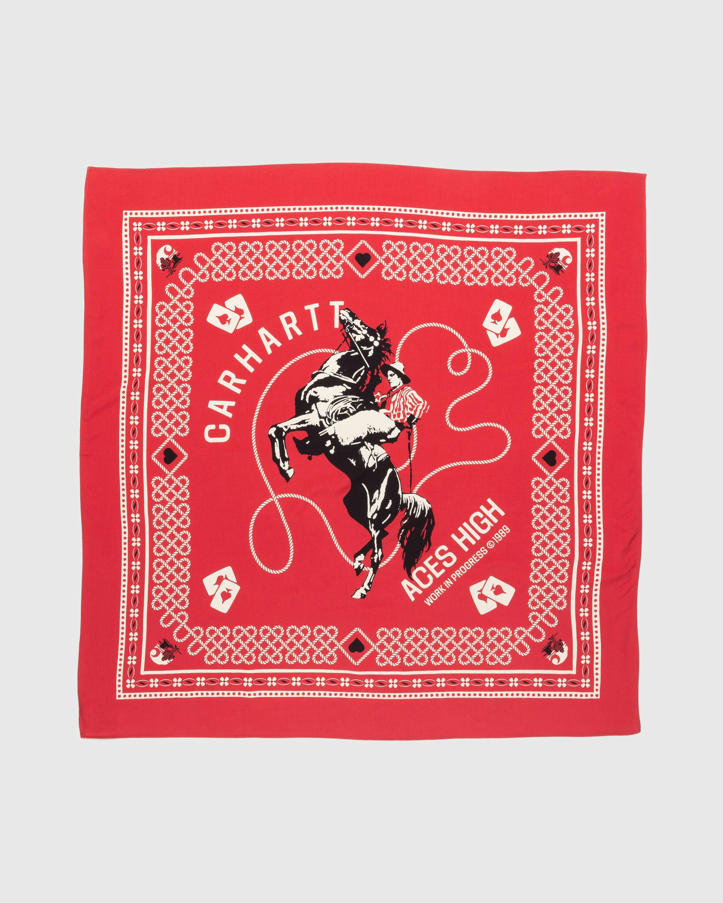 Carhartt WIP – Big Buck Bandana Arcade Souvenir Print Red ...