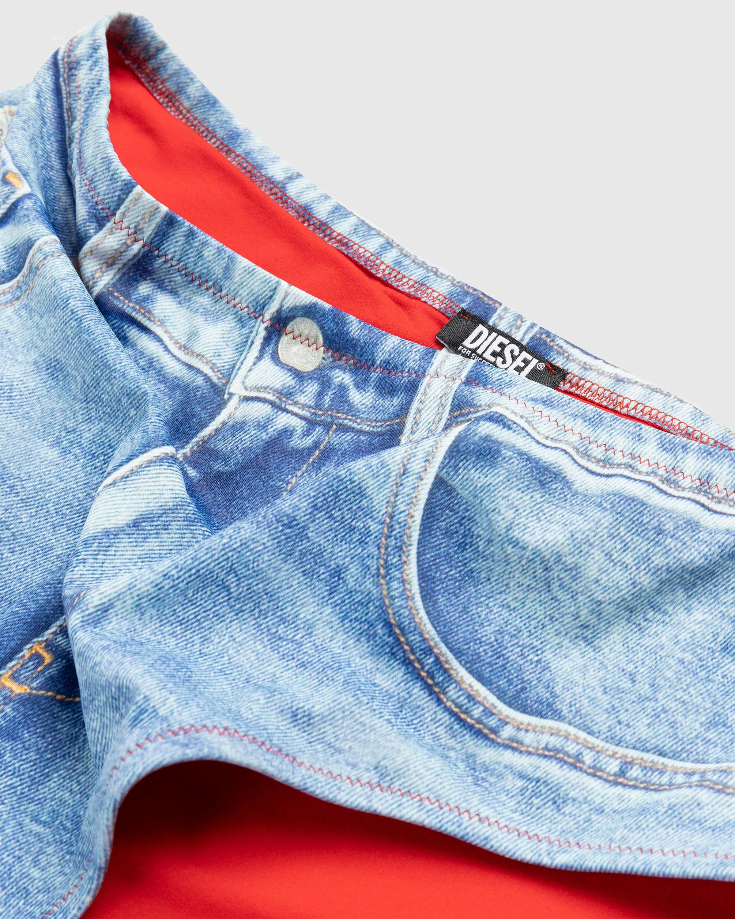 Diesel – Faux Denim Bottoms Blue | Highsnobiety Shop