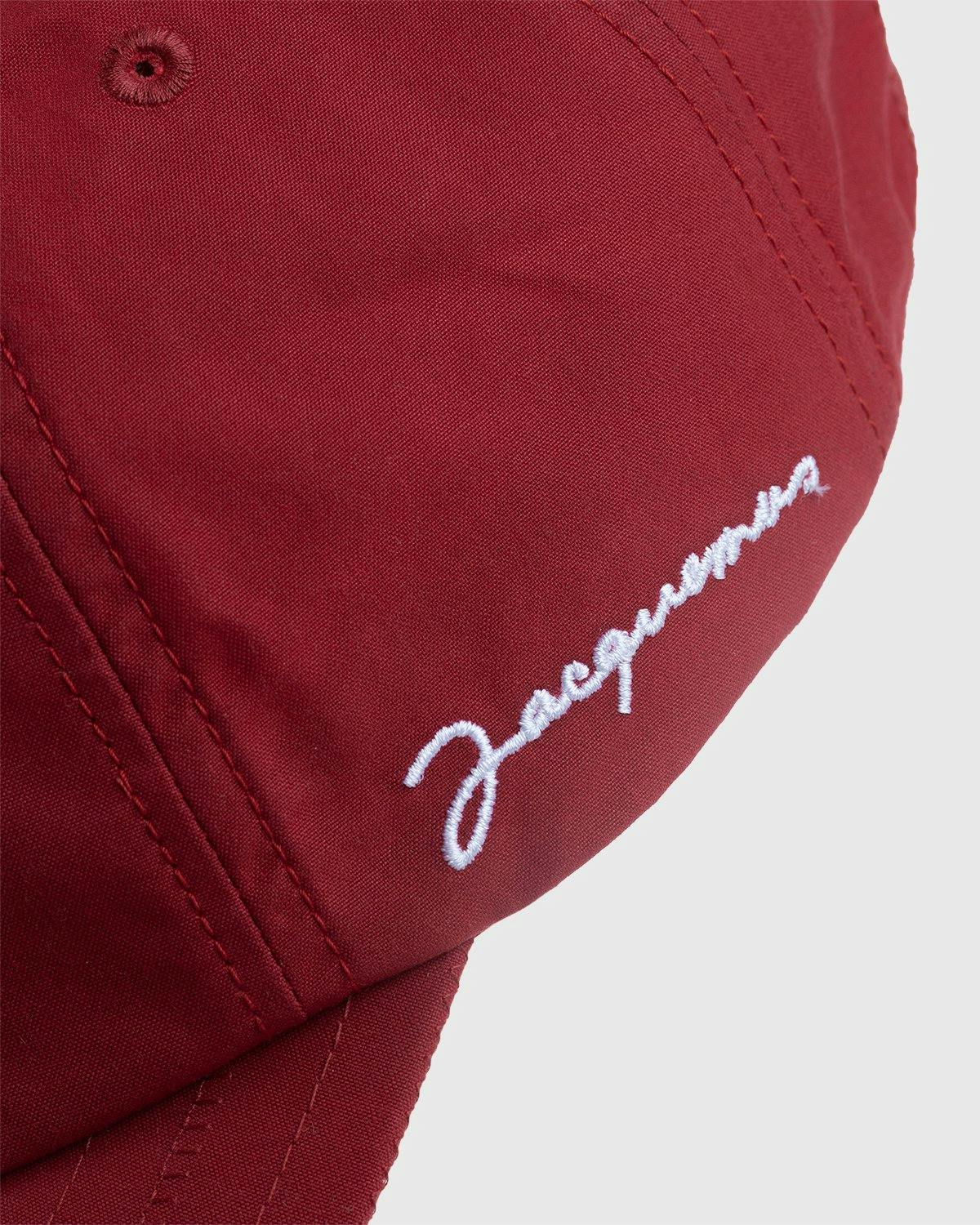 JACQUEMUS – La Casquette Jacquemus Red | Highsnobiety Shop