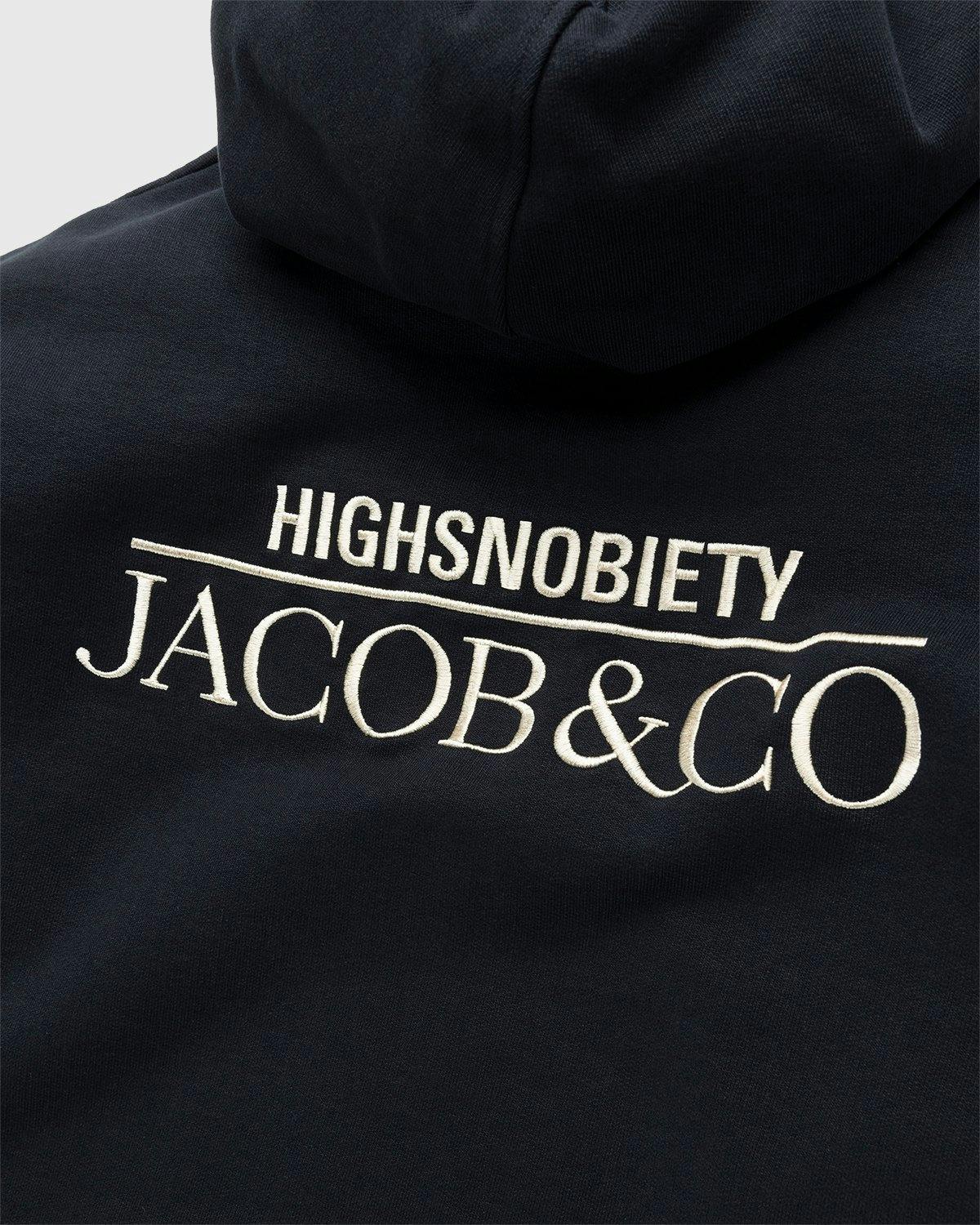 Jacob & Co. x Highsnobiety – Logo Fleece Hoodie Black | Highsnobiety Shop