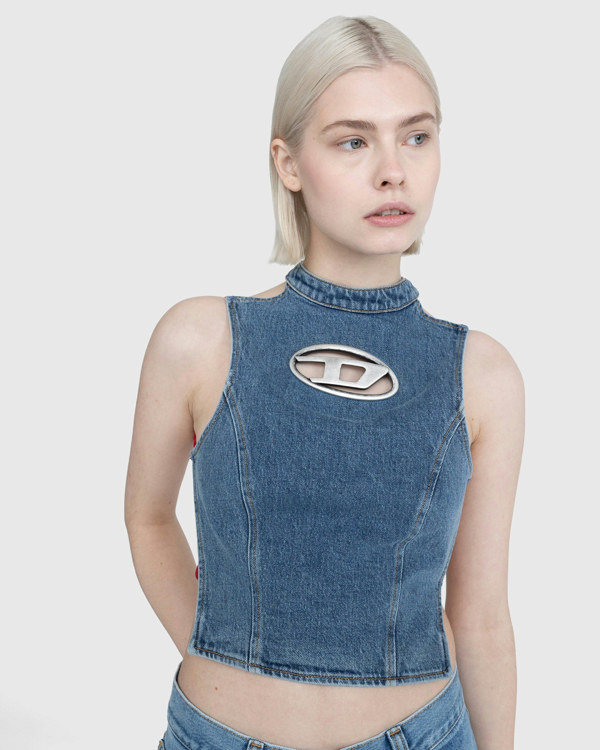 Diesel – De-Thea-Fringes Top Blue | Highsnobiety Shop