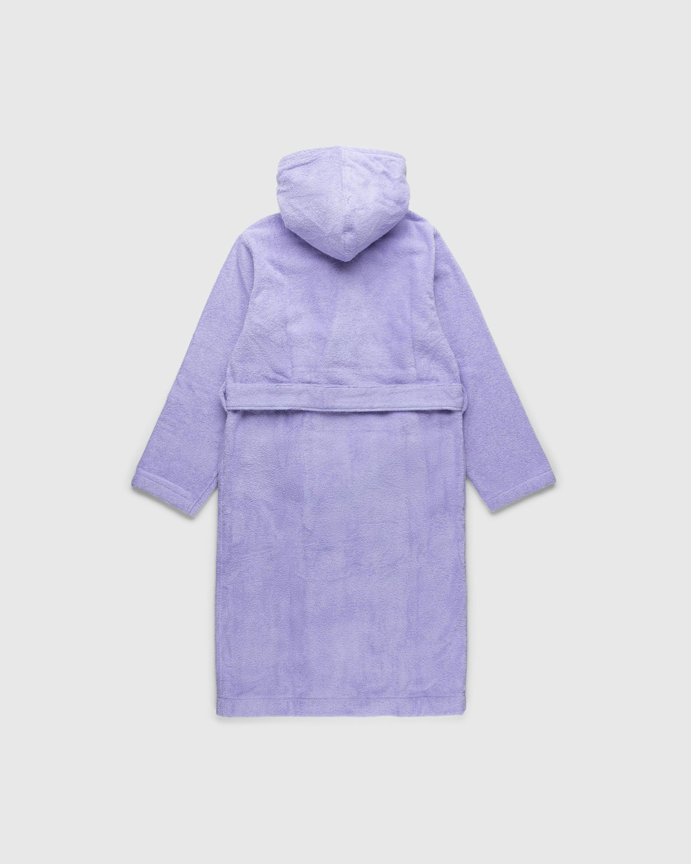 Tekla – Hooded Bathrobe Solid Lavender | Highsnobiety Shop