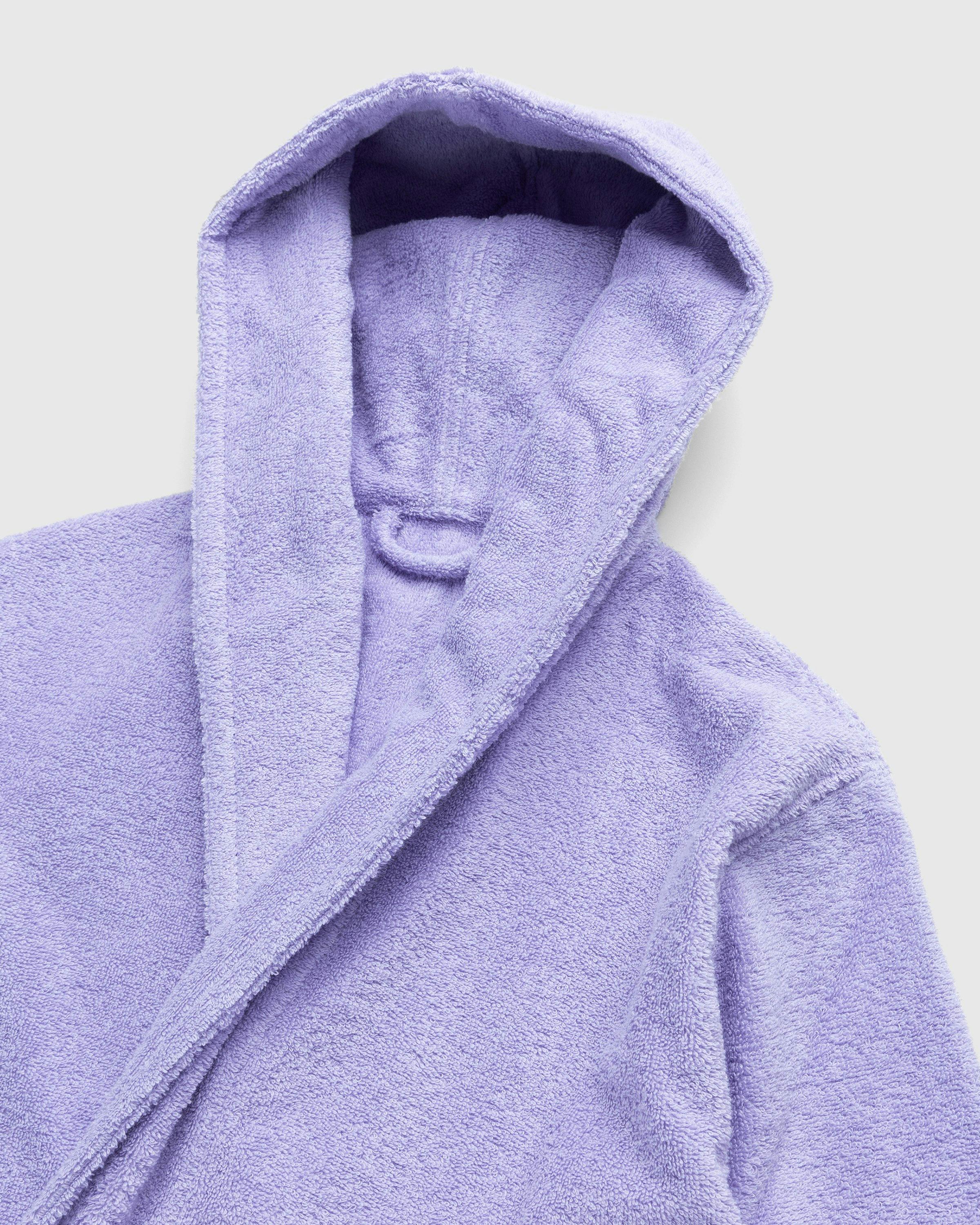 Tekla – Hooded Bathrobe Solid Lavender | Highsnobiety Shop