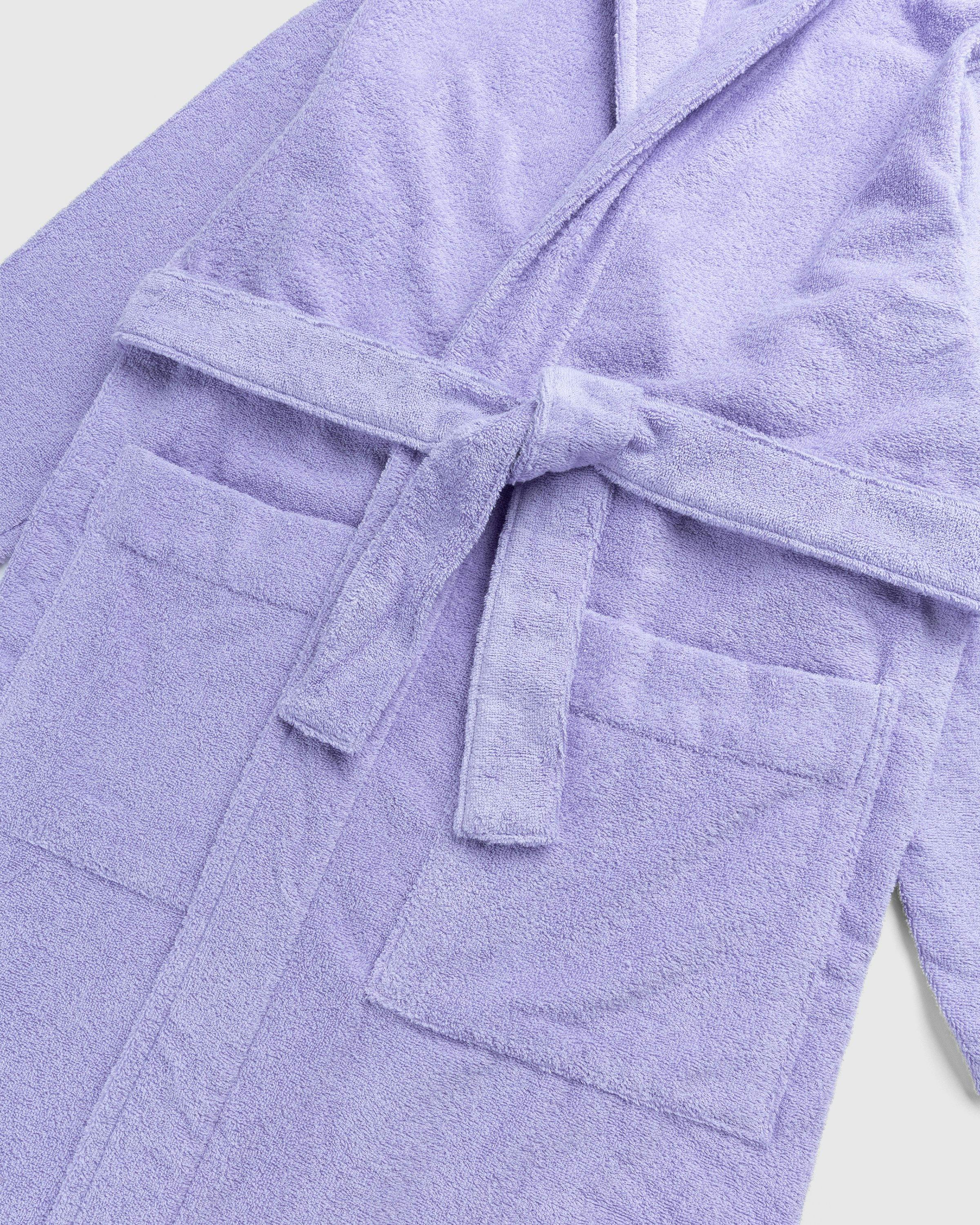 Tekla – Hooded Bathrobe Solid Lavender | Highsnobiety Shop