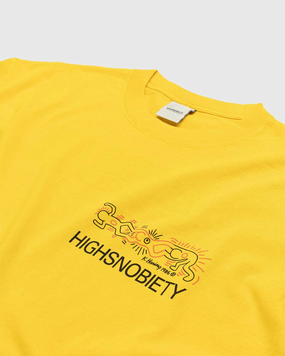 Highsnobiety – Keith Haring Longsleeve Yellow | Highsnobiety Shop