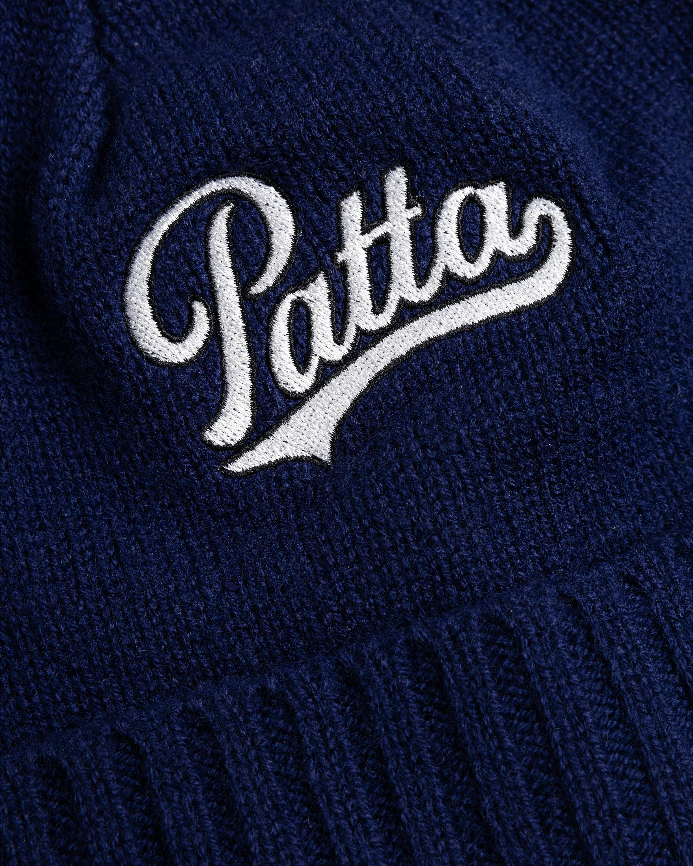 Patta – Ribbed Knitted Beanie Evening Blue | Highsnobiety Shop