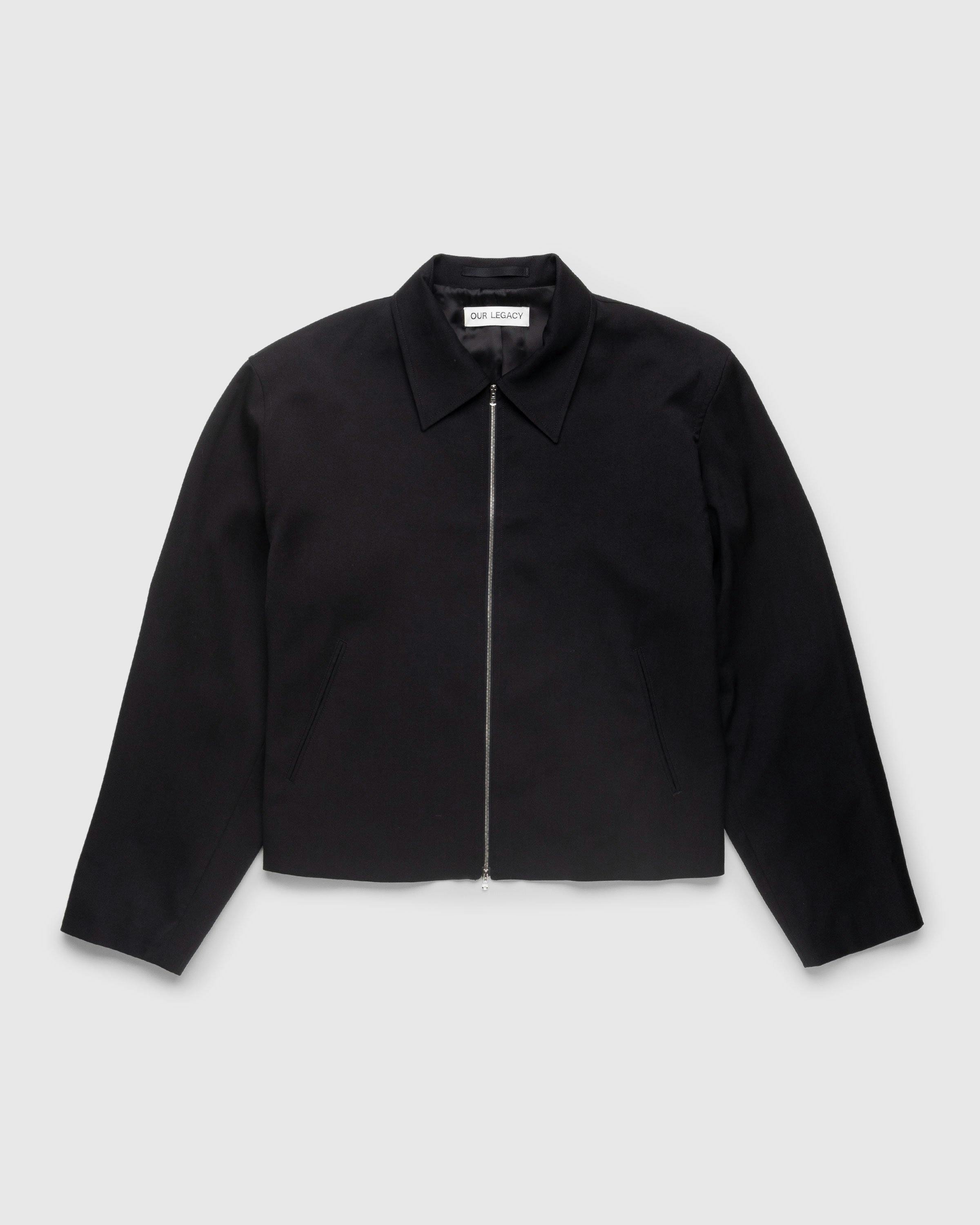 Our Legacy – Mini Jacket Black Worsted Wool | Highsnobiety Shop