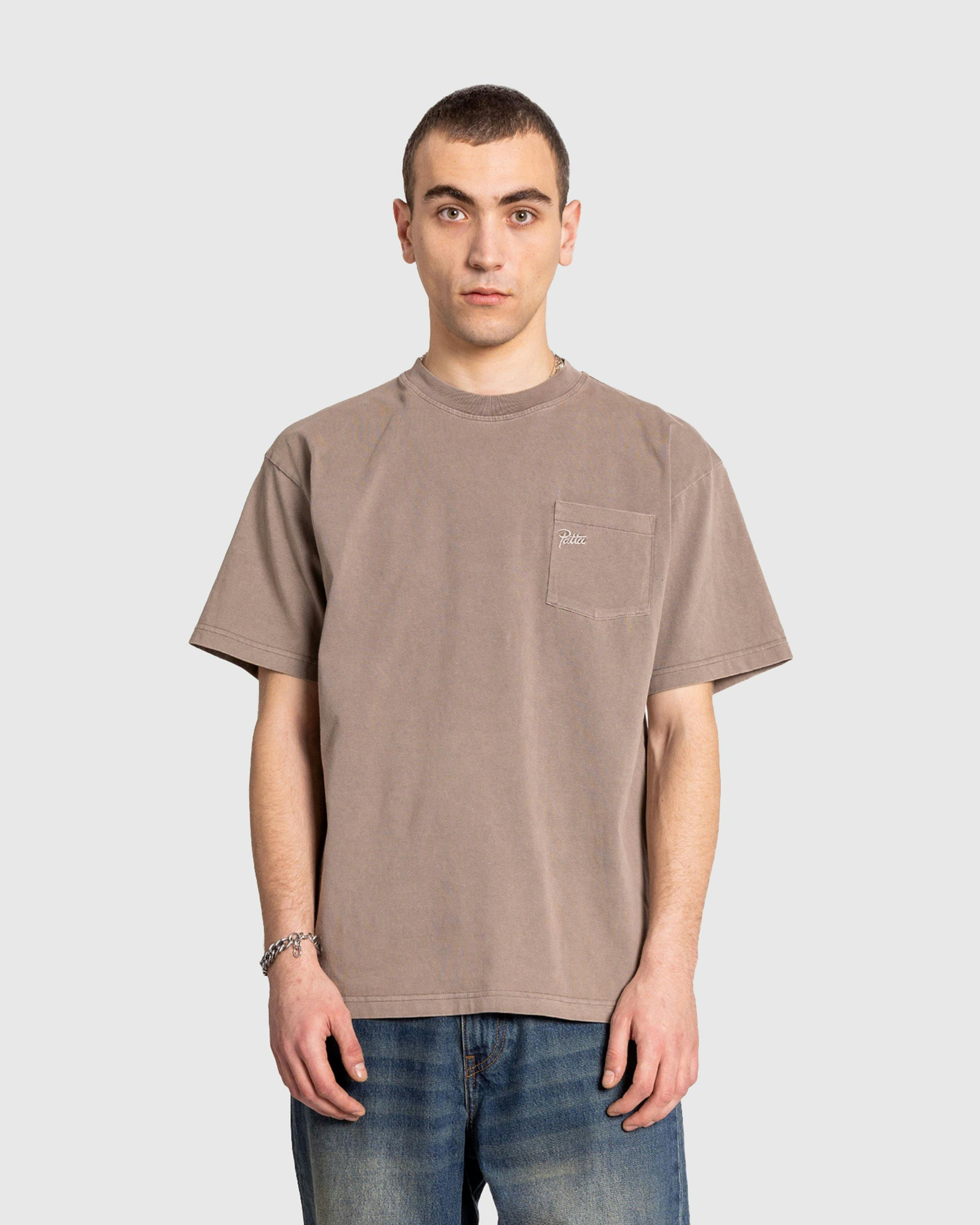 Patta – Basic Pocket T-Shirt Driftwood | Highsnobiety Shop