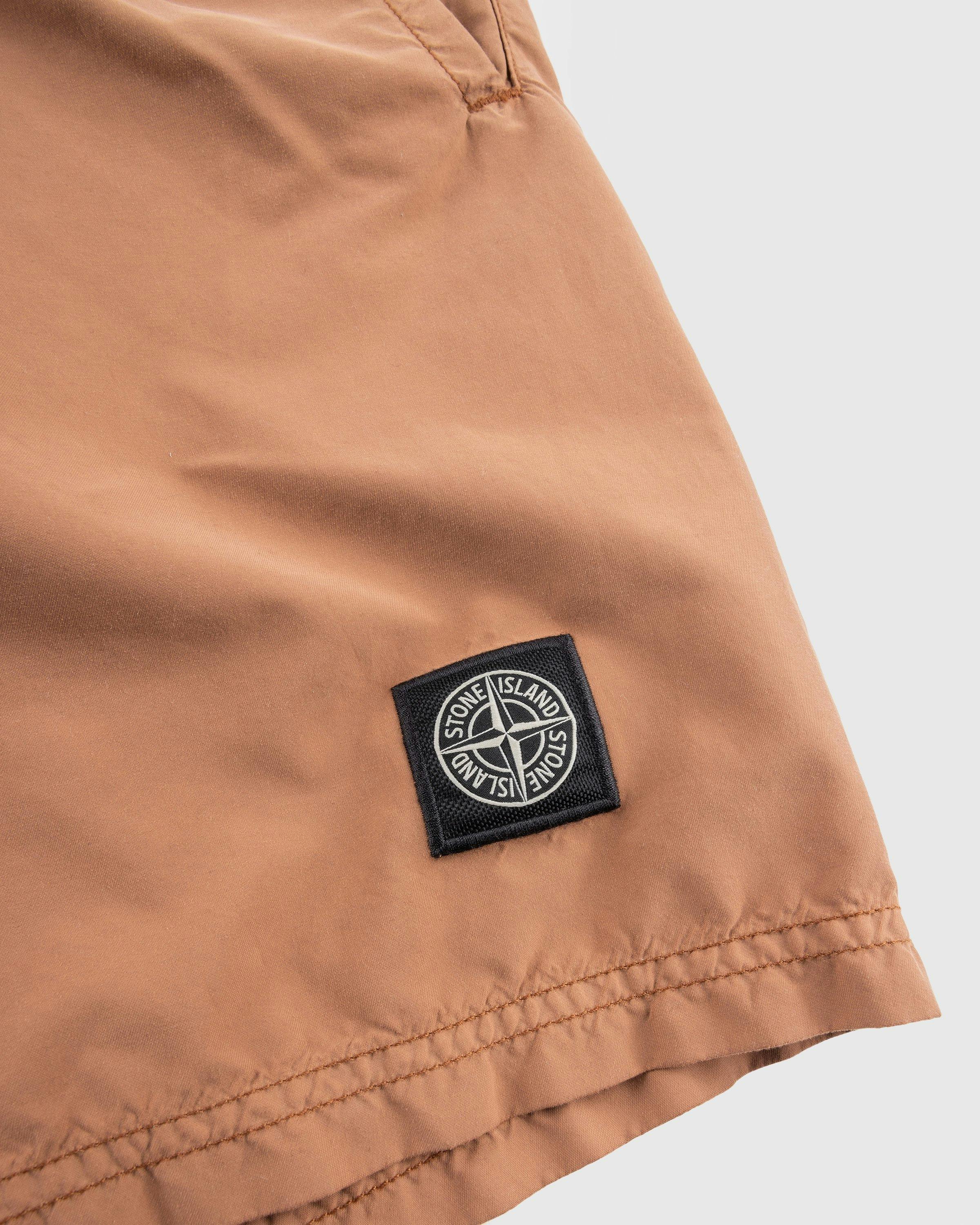 Stone Island – Nylon Metal Swim Shorts Rust | Highsnobiety Shop