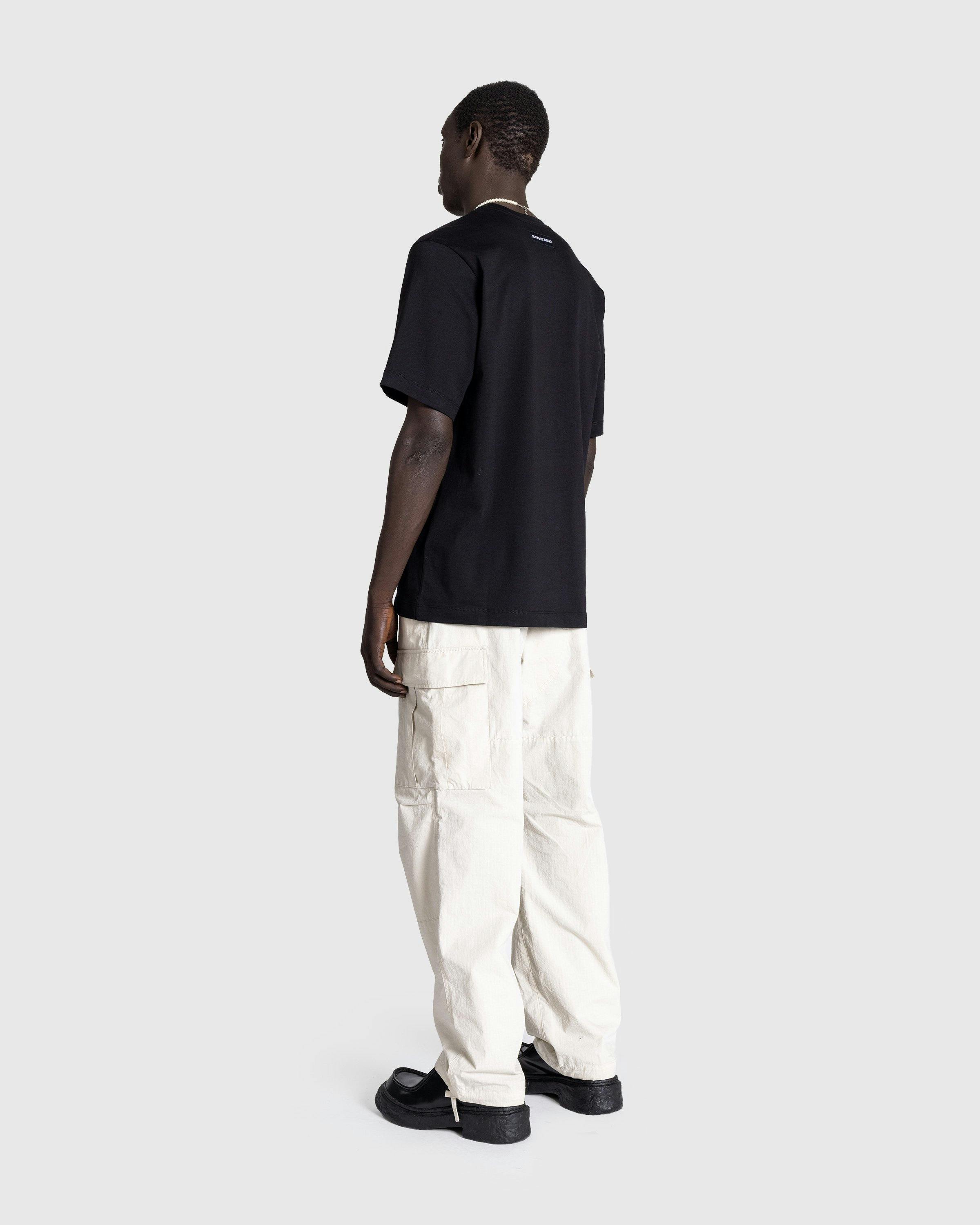 Marine Serre – Organic Cotton Jersey Plain T-Shirt Black | Highsnobiety ...