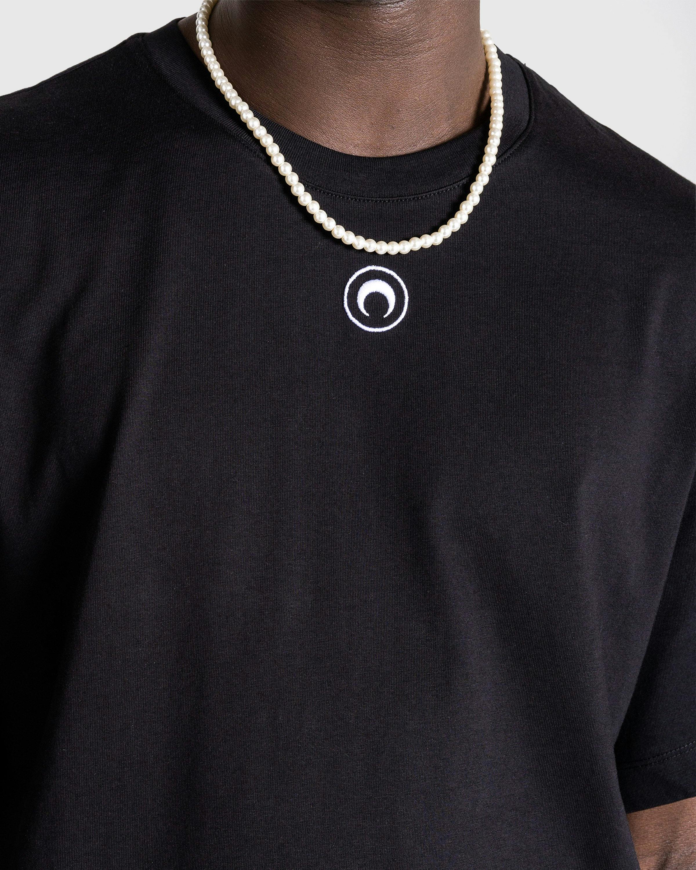 Marine Serre – Organic Cotton Jersey Plain T-Shirt Black | Highsnobiety ...